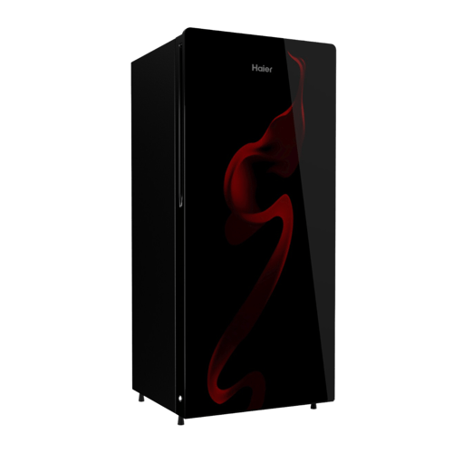 Haier refrigerator single door mirror glass store