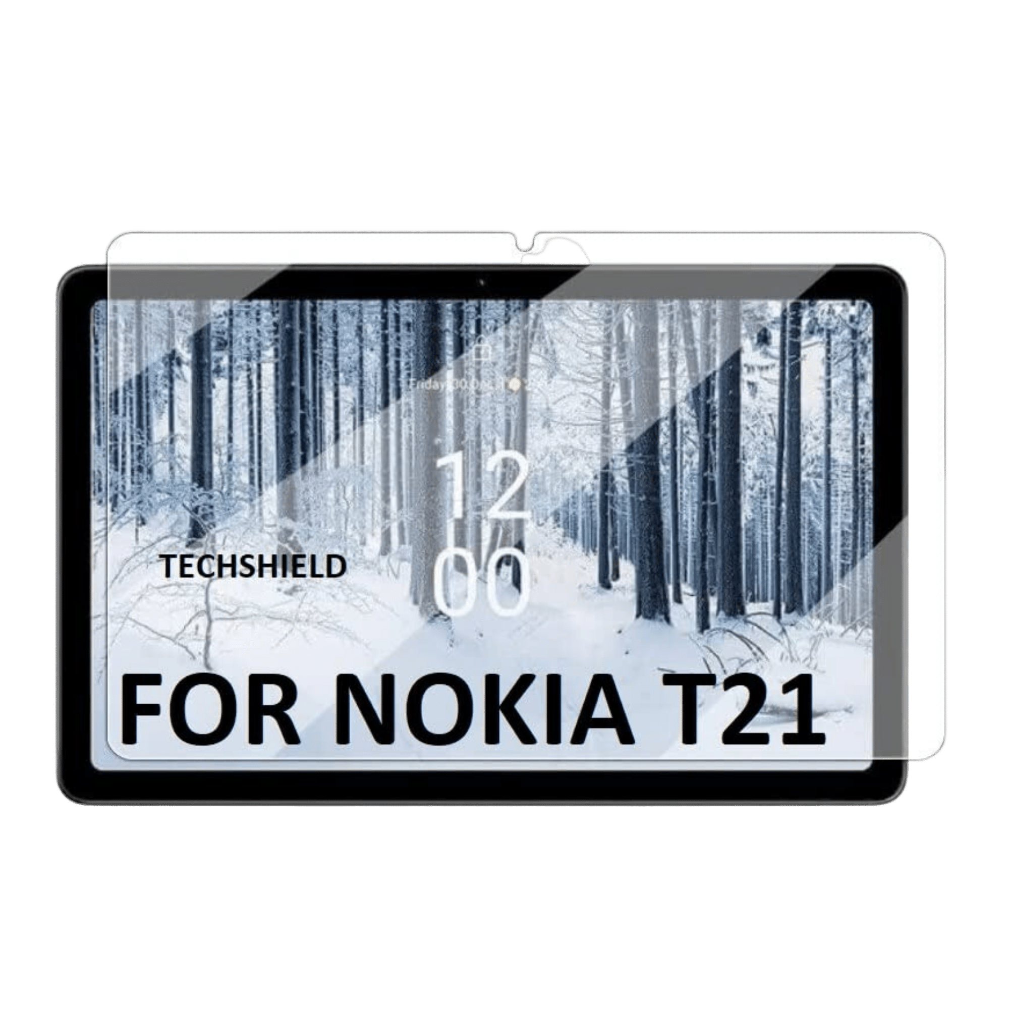 2.5D Tempered Glass Screen Protector Nokia T21 Transparent
