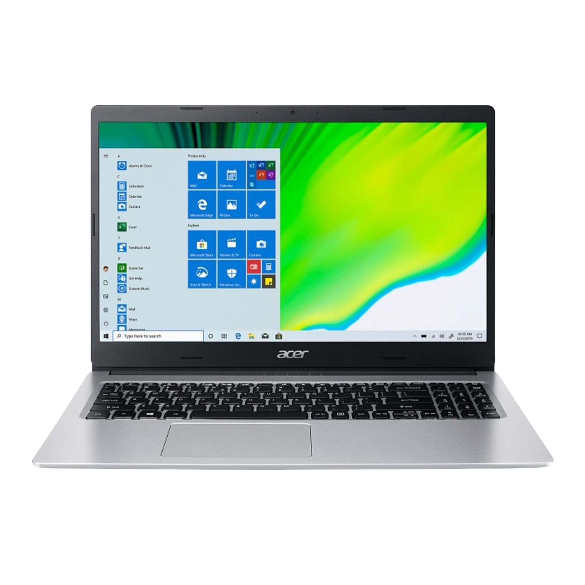 Acer Aspire 3 AMD Ryzen R3 Laptop (Pure Silver,4GB-256GB)