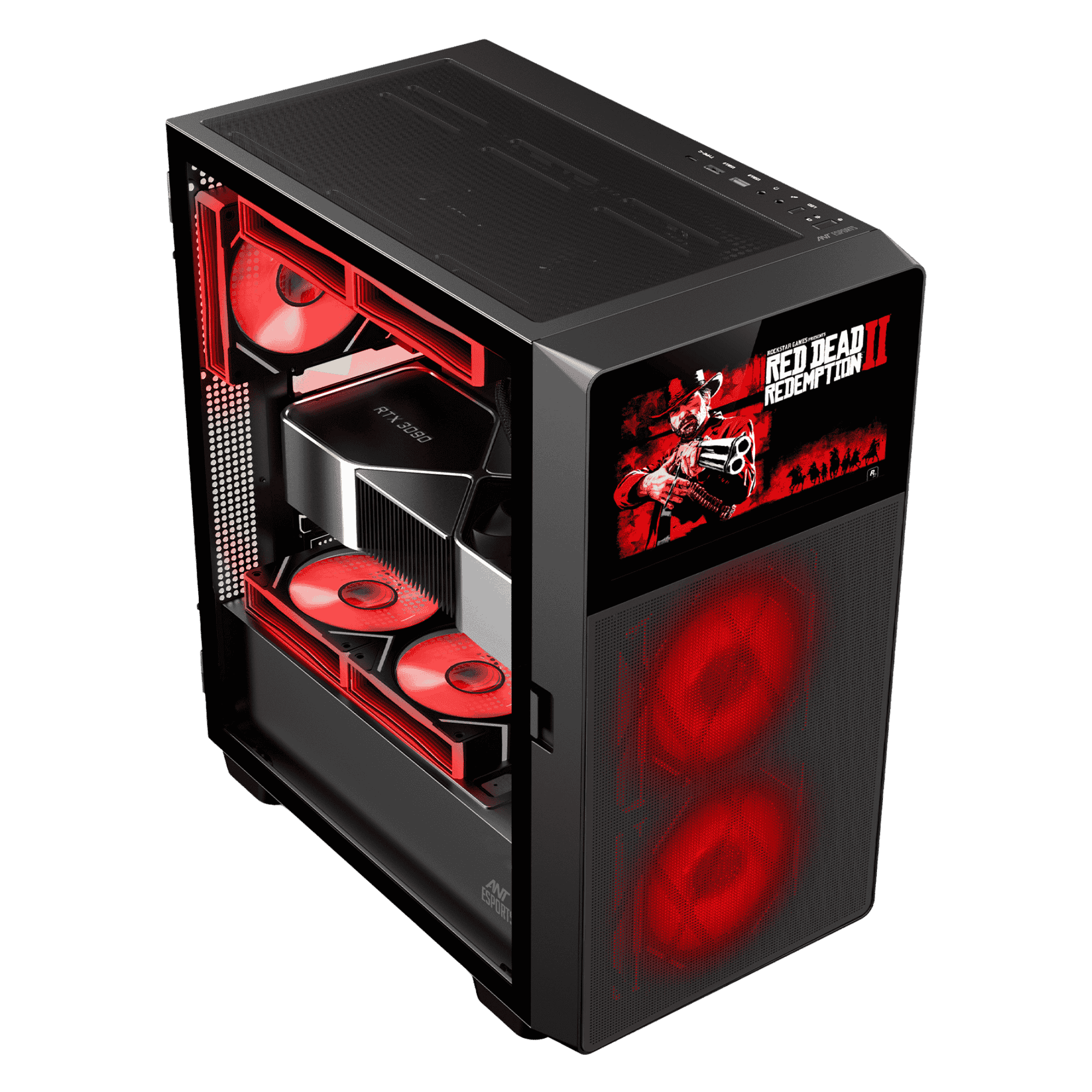 Buy Ant Esports ICE Digital C3 ATX Gaming Cabinet ( Black )