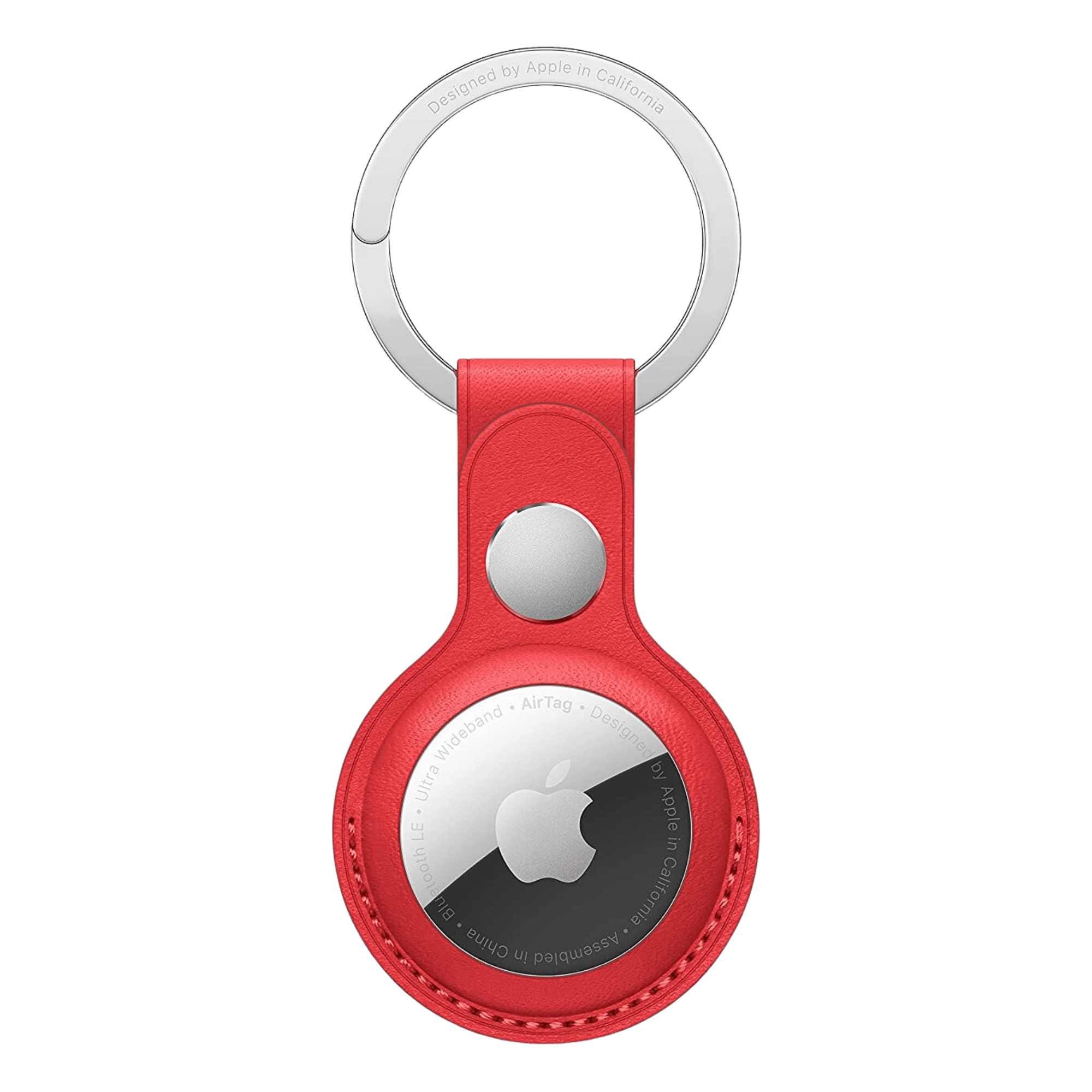 Shop Apple AirTag Leather Key Ring (Product Red) with Exciting offers