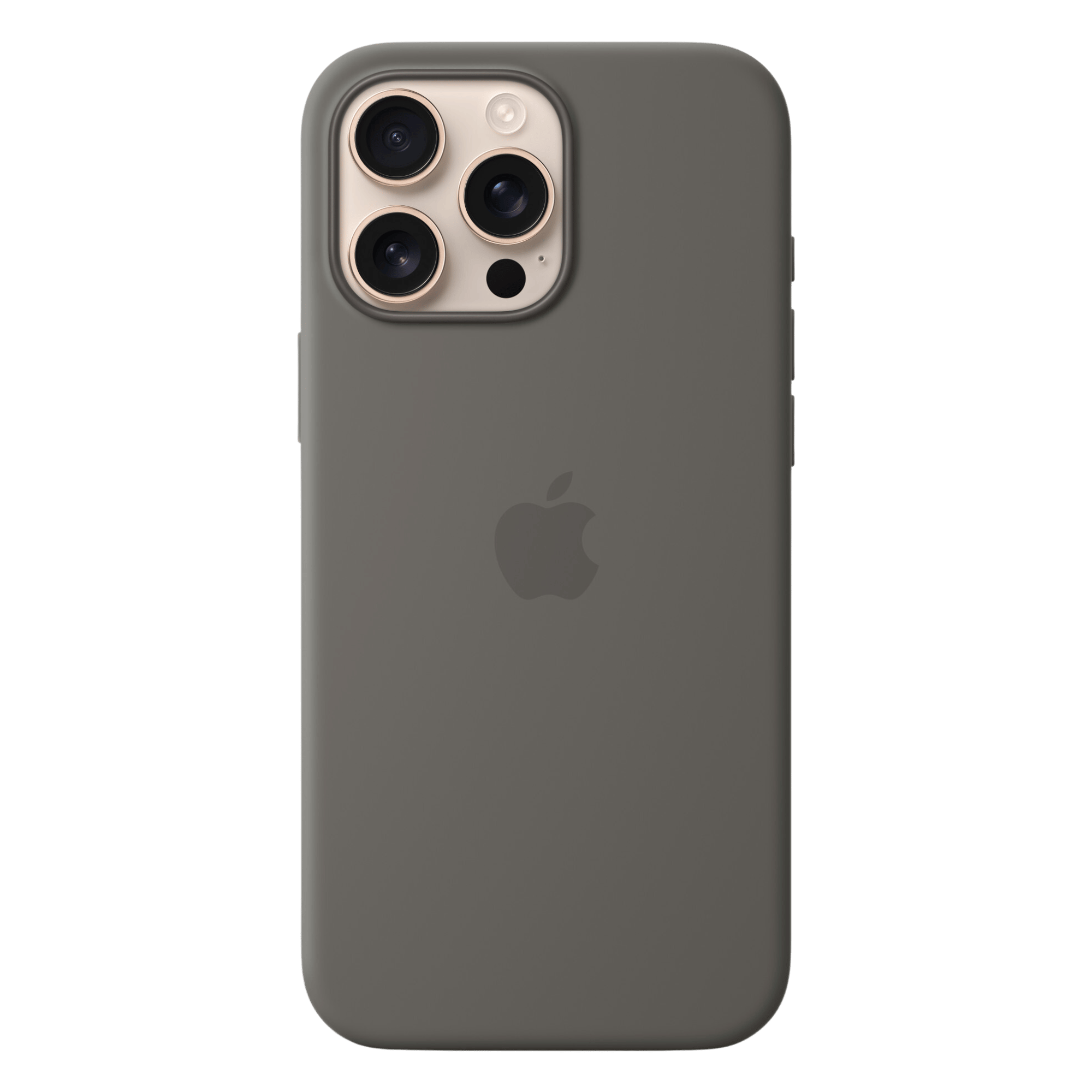 Apple Silicone Case iPhone 16 Pro Max ( Stone Grey ) MagSafe