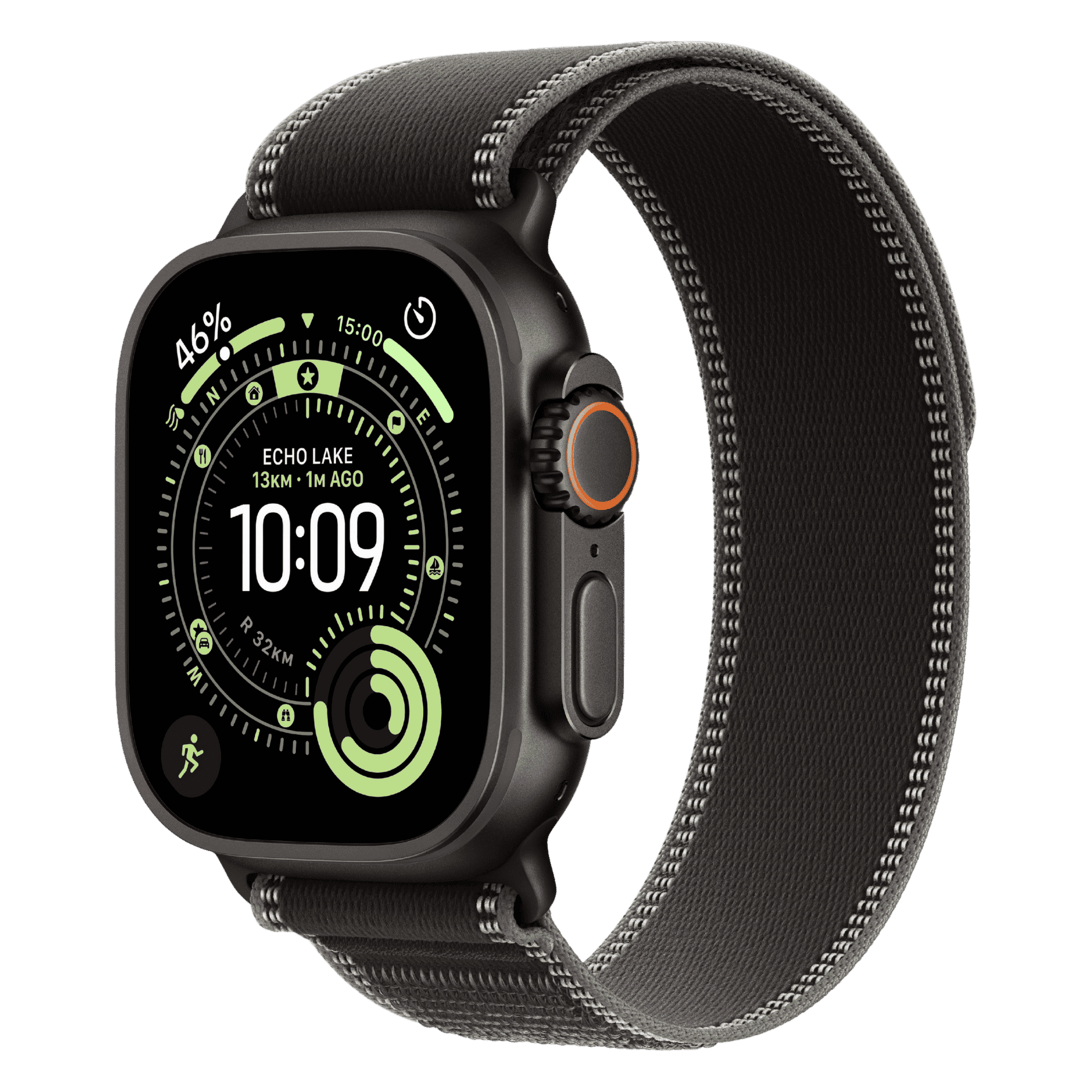 GPS Watch Trail Loop M/L Black Charcoal 49mm – Order Now