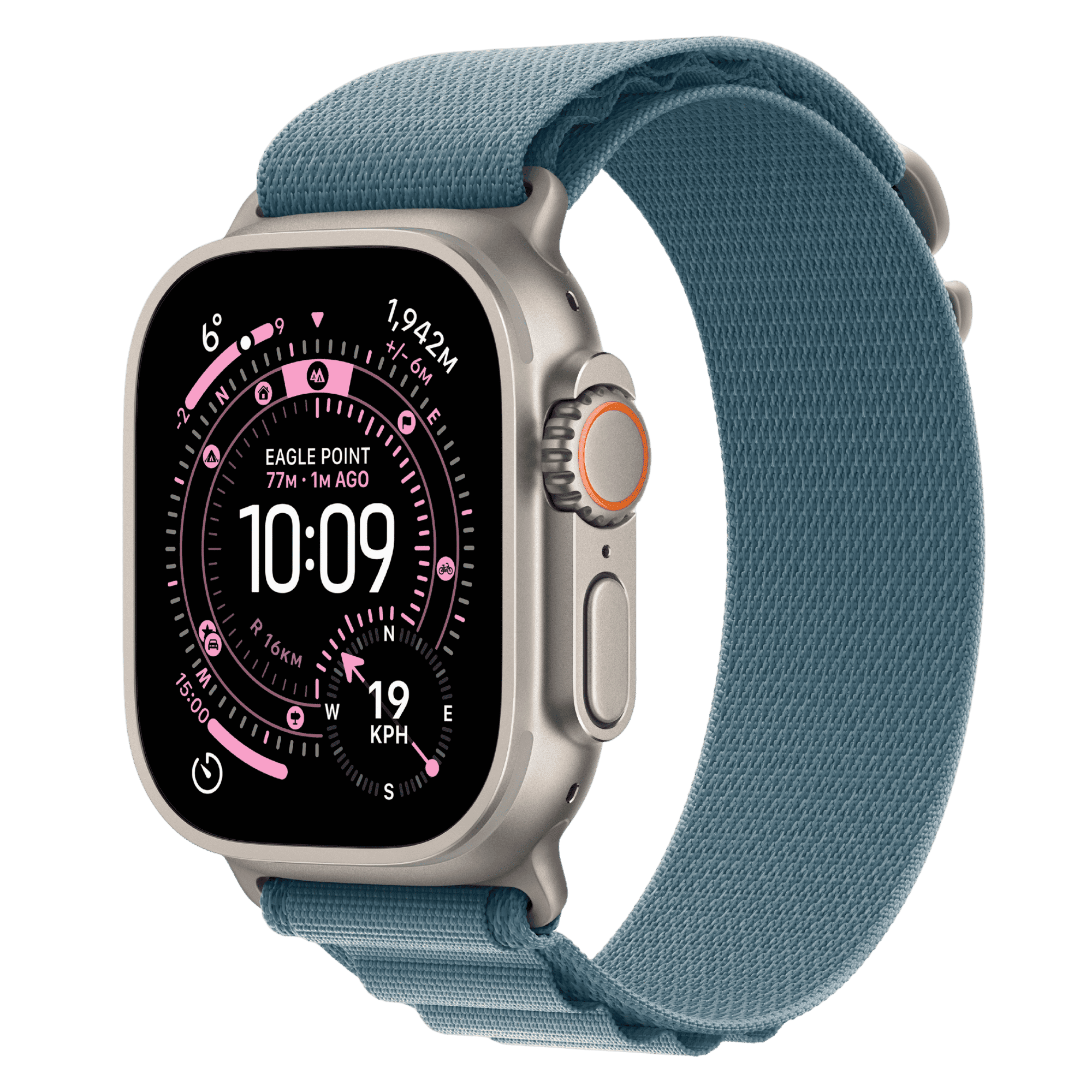 GPS Smartwatch Light Blue Strap Small – Buy Online
