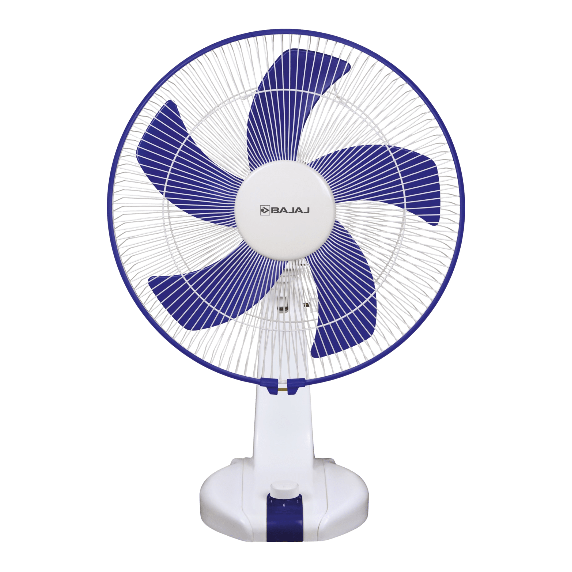 Buy Bajaj Penta Aircool 5 Blade 400 mm Table Fan Blue