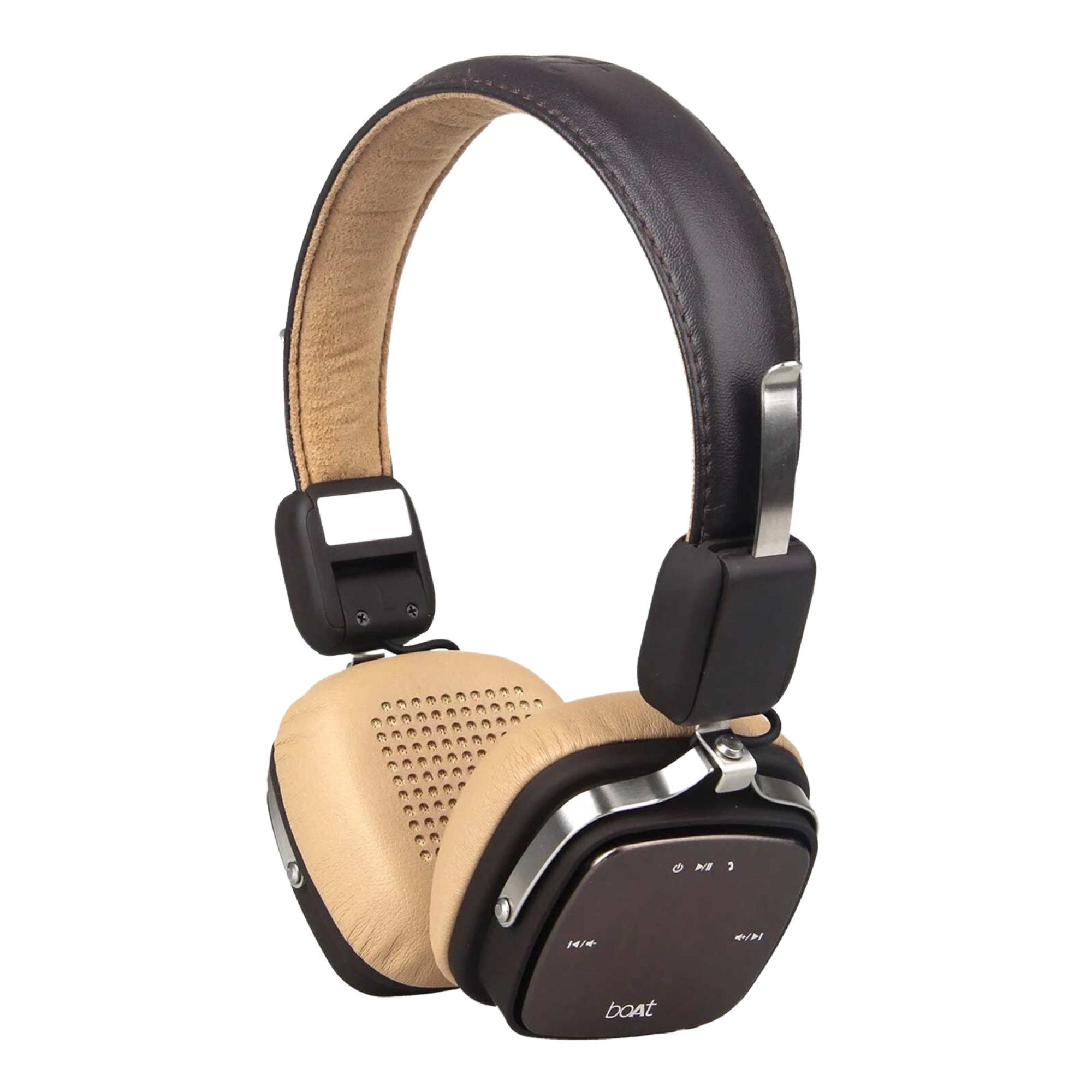 Boat Rockerz 610 Boom Headset in Brown - Immersive Audio Delight