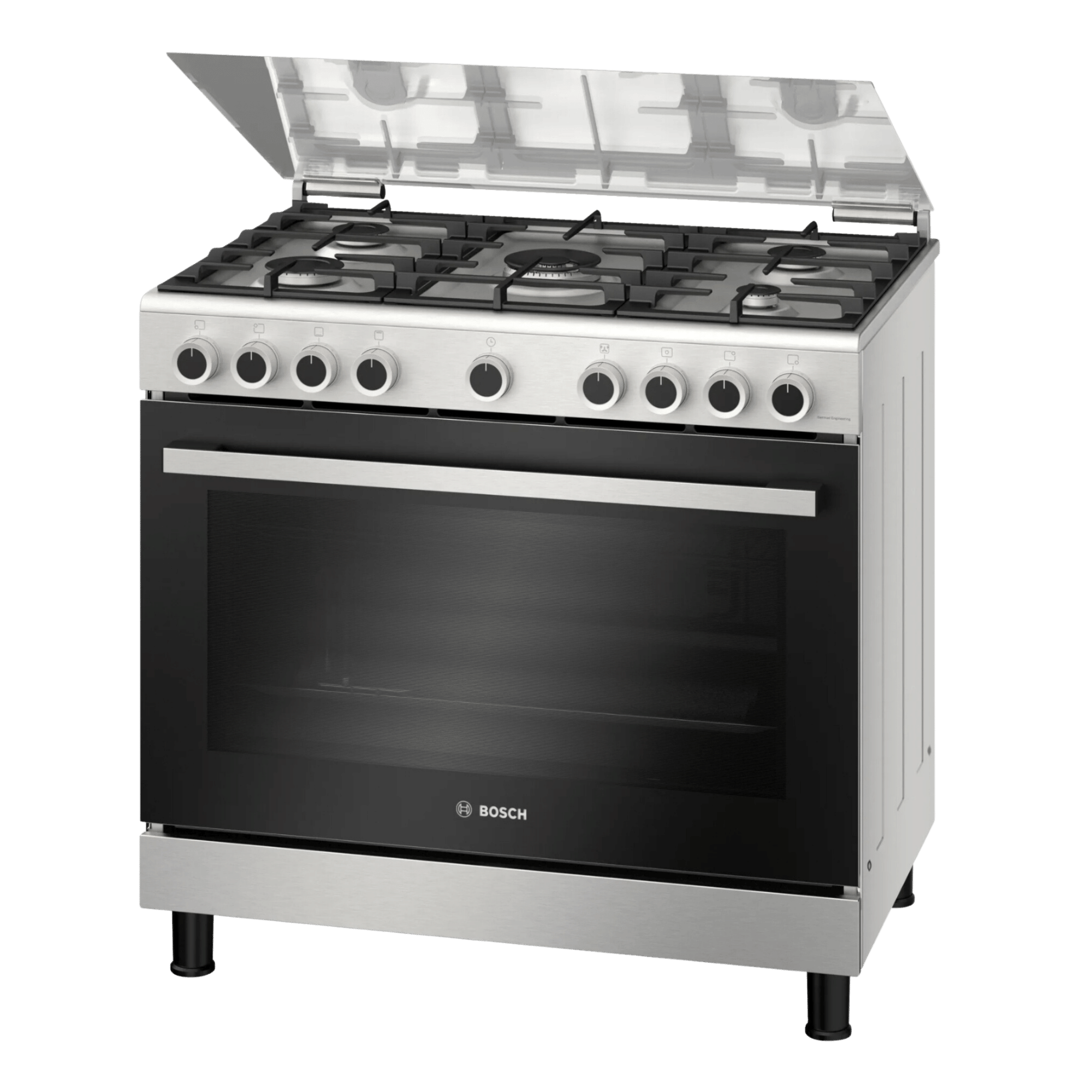 Bosch HGVDA0Q59K Series 4 Gas Range Cooker Stainless steel