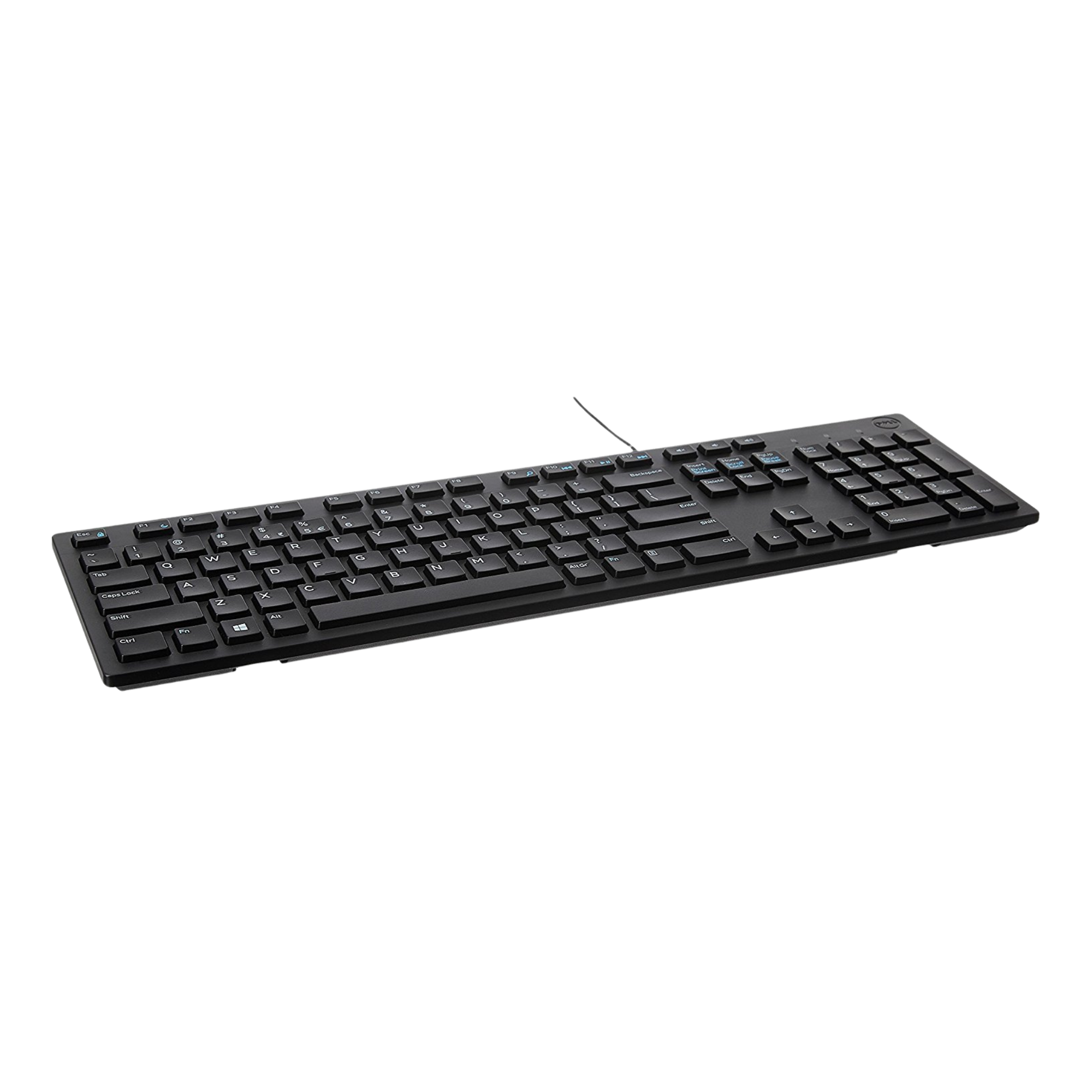 Shop Dell Multimedia Wired keyboard KB216 (Black) |Poorvika