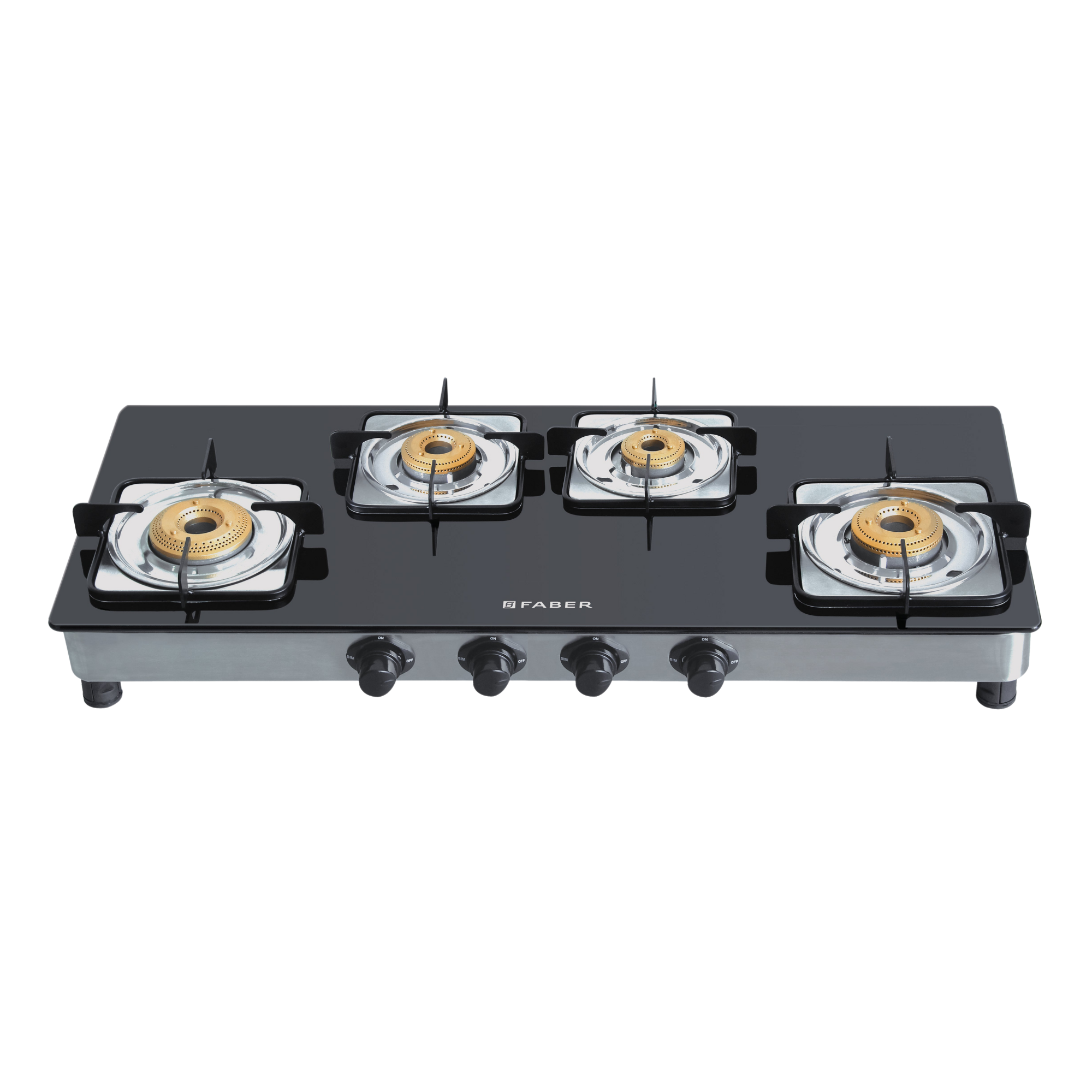 Buy FABER Supreme Plus XL C 4BB AI 4 Burner Gas Stove Black