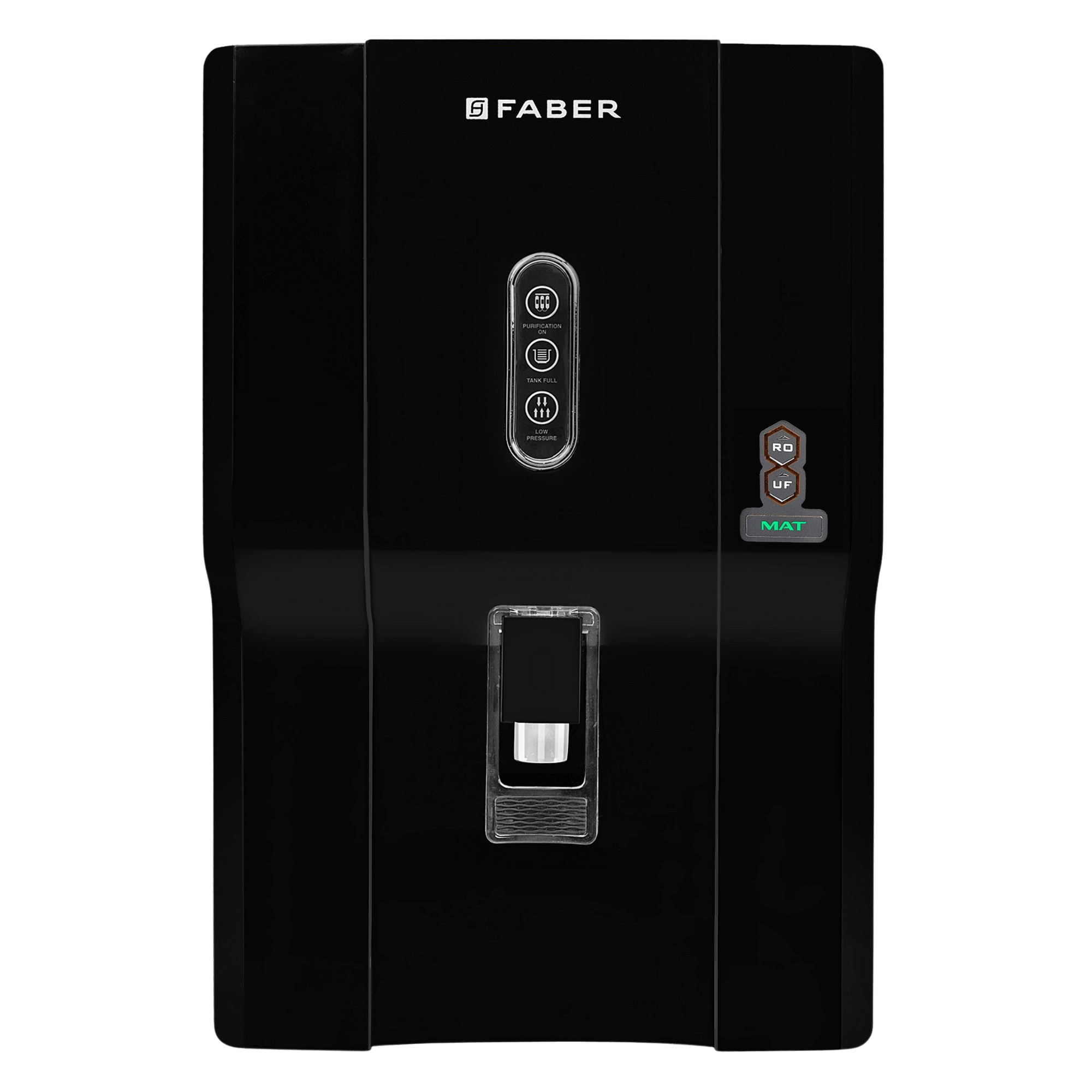 Shop Faber Genius Plus 7L+RO/UV/MAT Water Purifier 7L Black!