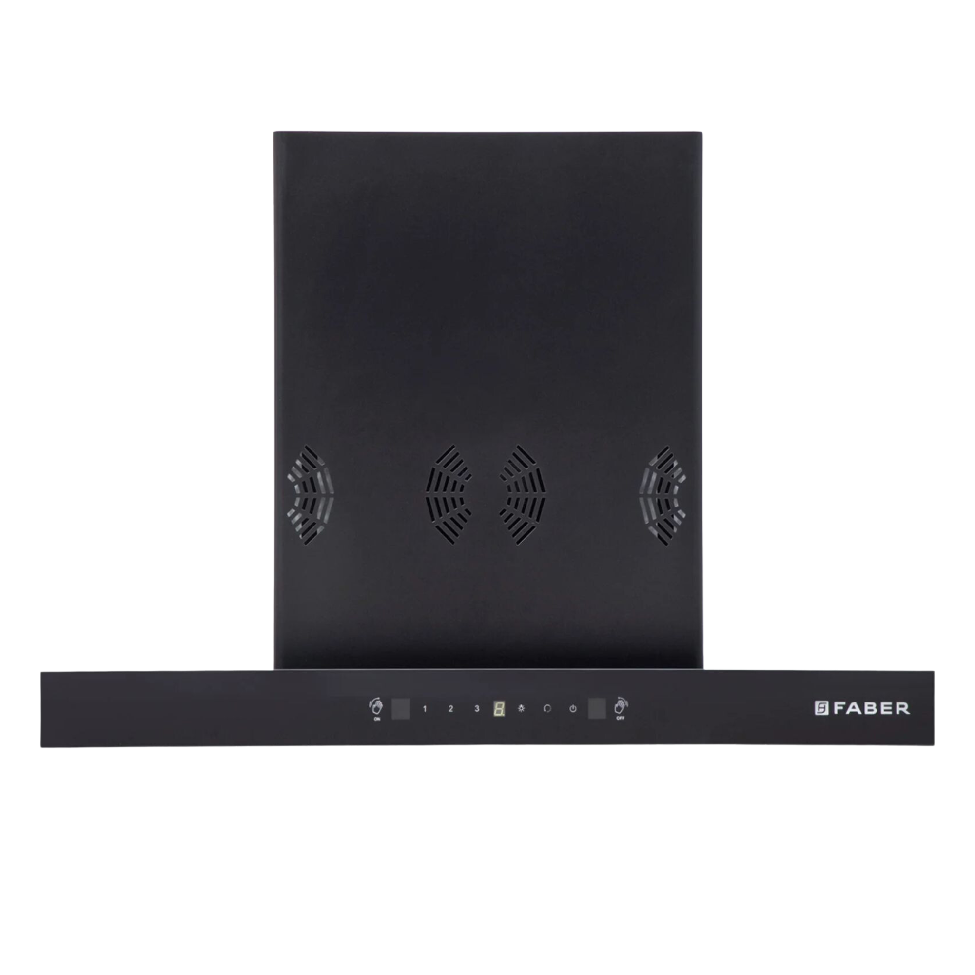 FABER Silencio 3D IND HC SC FL BK 90 Wall Mounted Chimney