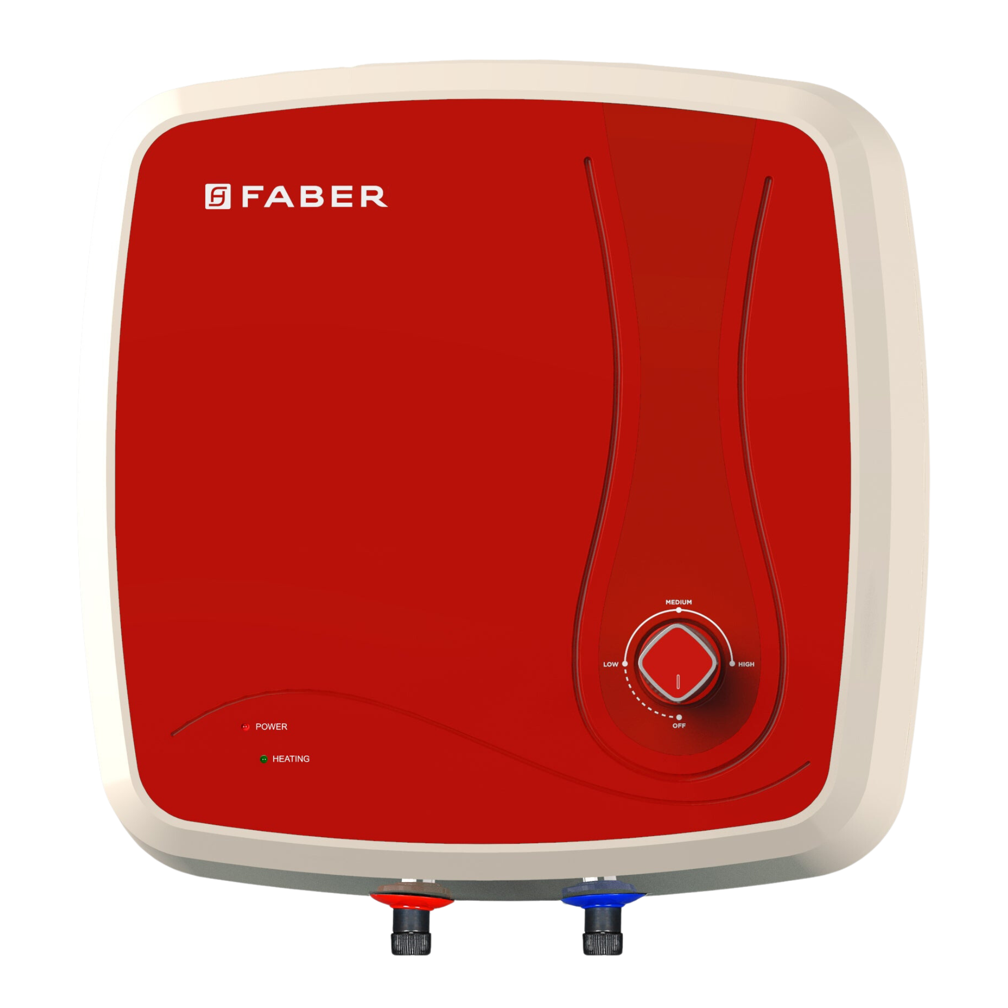 FABER Lexus 15 Ltr Storage Water Heater | Red Ivory
