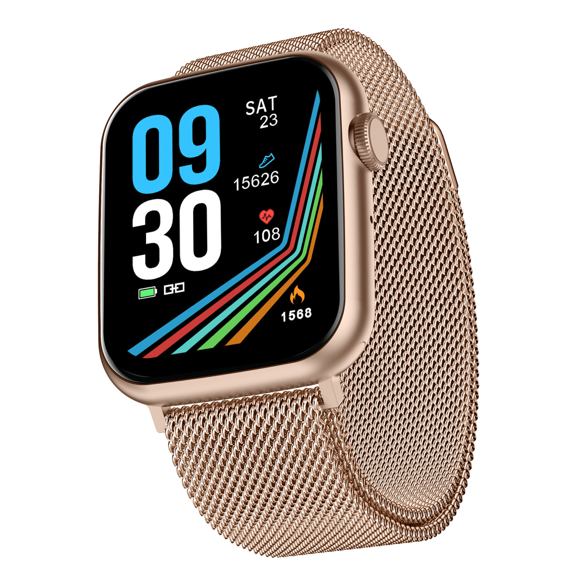 Get Fire-Boltt Metalmatrix Smartwatch ( Rose Gold ) at best price