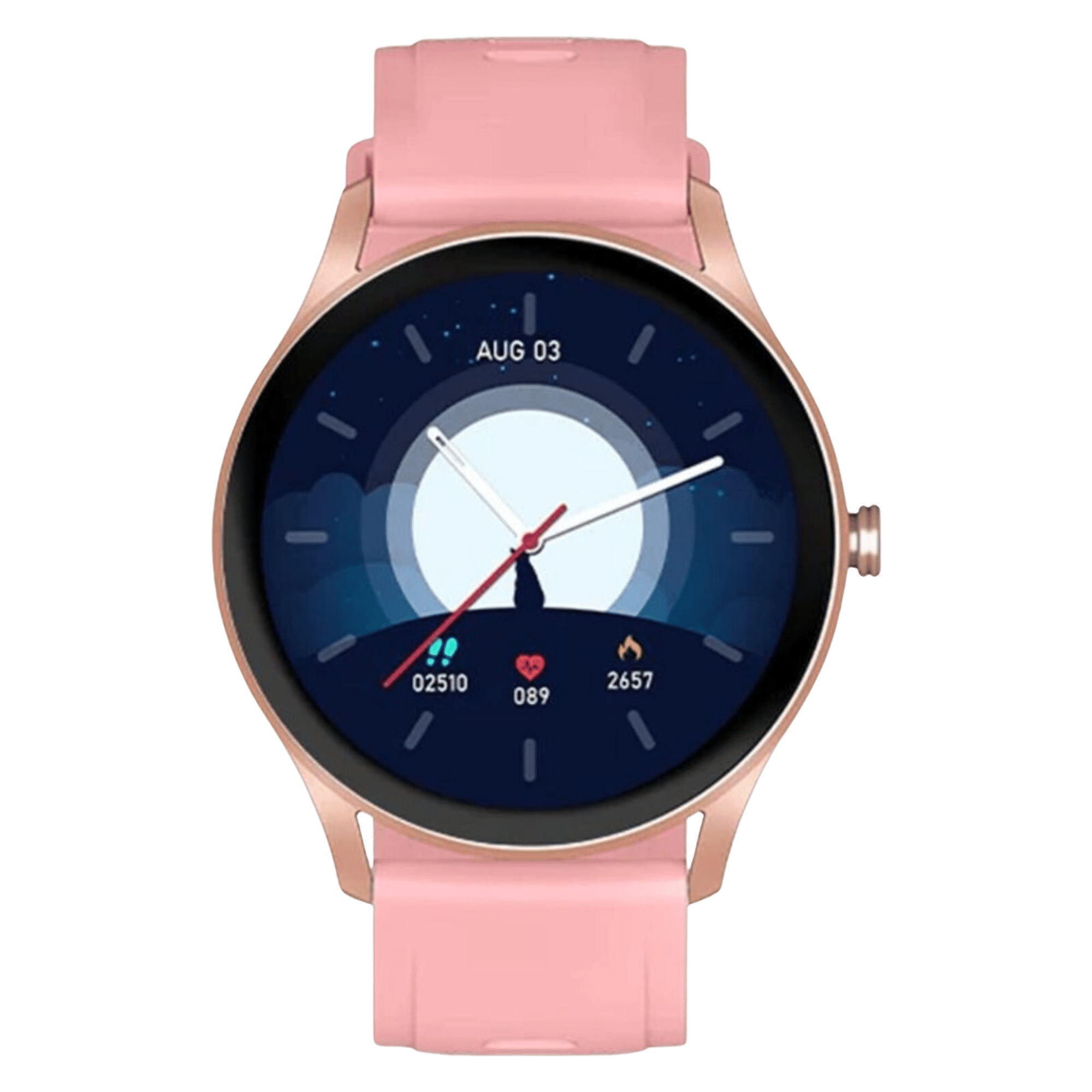 Shop Fire-Boltt Rocket Smartwatch (Gold Pink)
