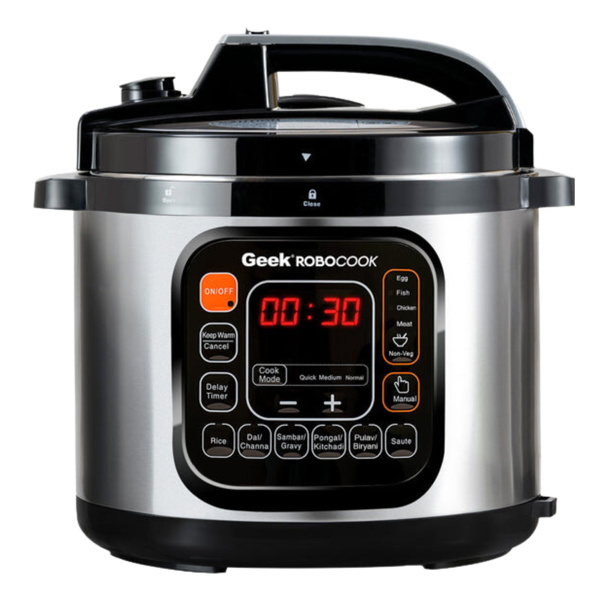 Shop Geek Robocook Zeta 5 NS Electric Cooker ( 5 L,Black )