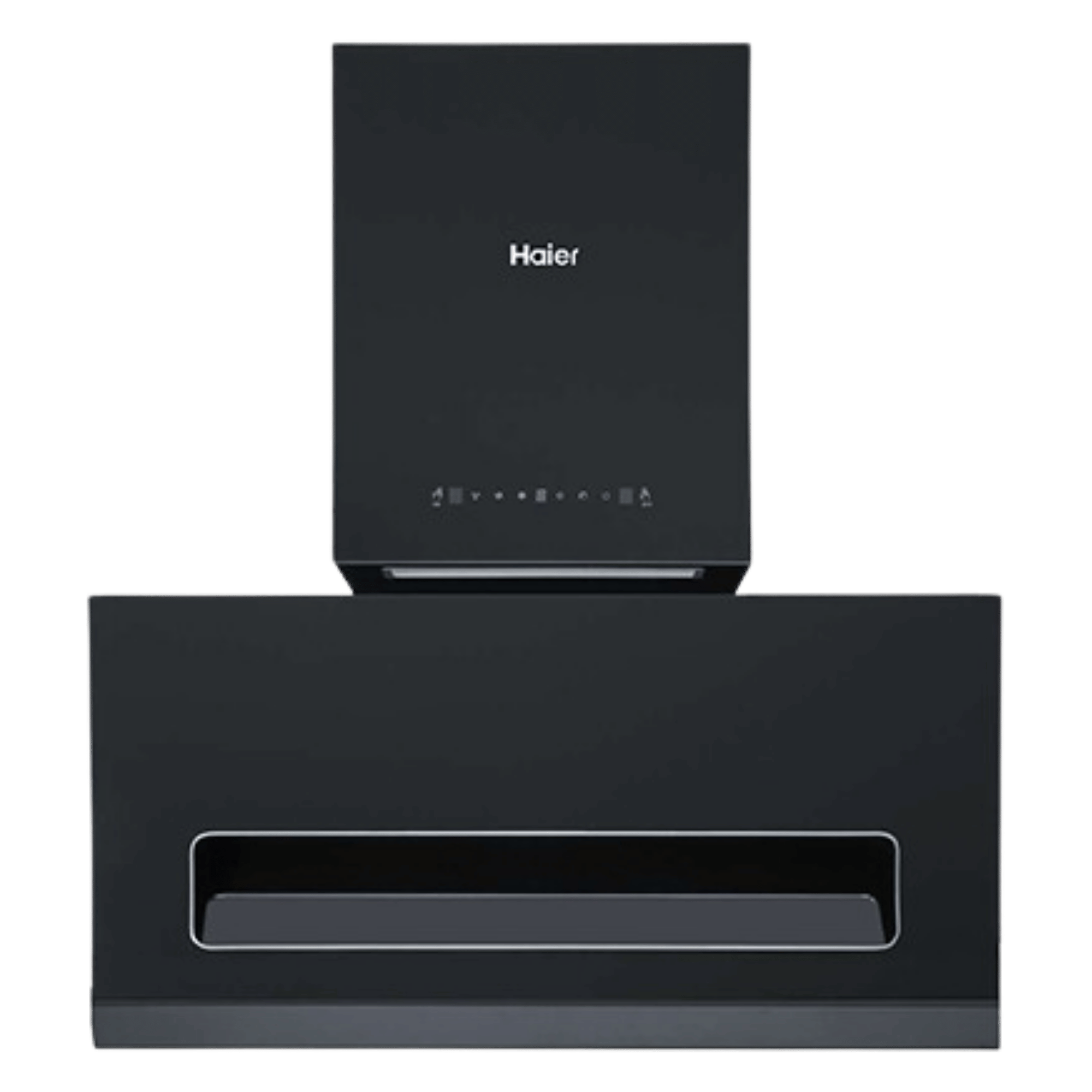 Buy Haier Split Vertical Hood Chimney, HIH-V90HM-P1 Black!