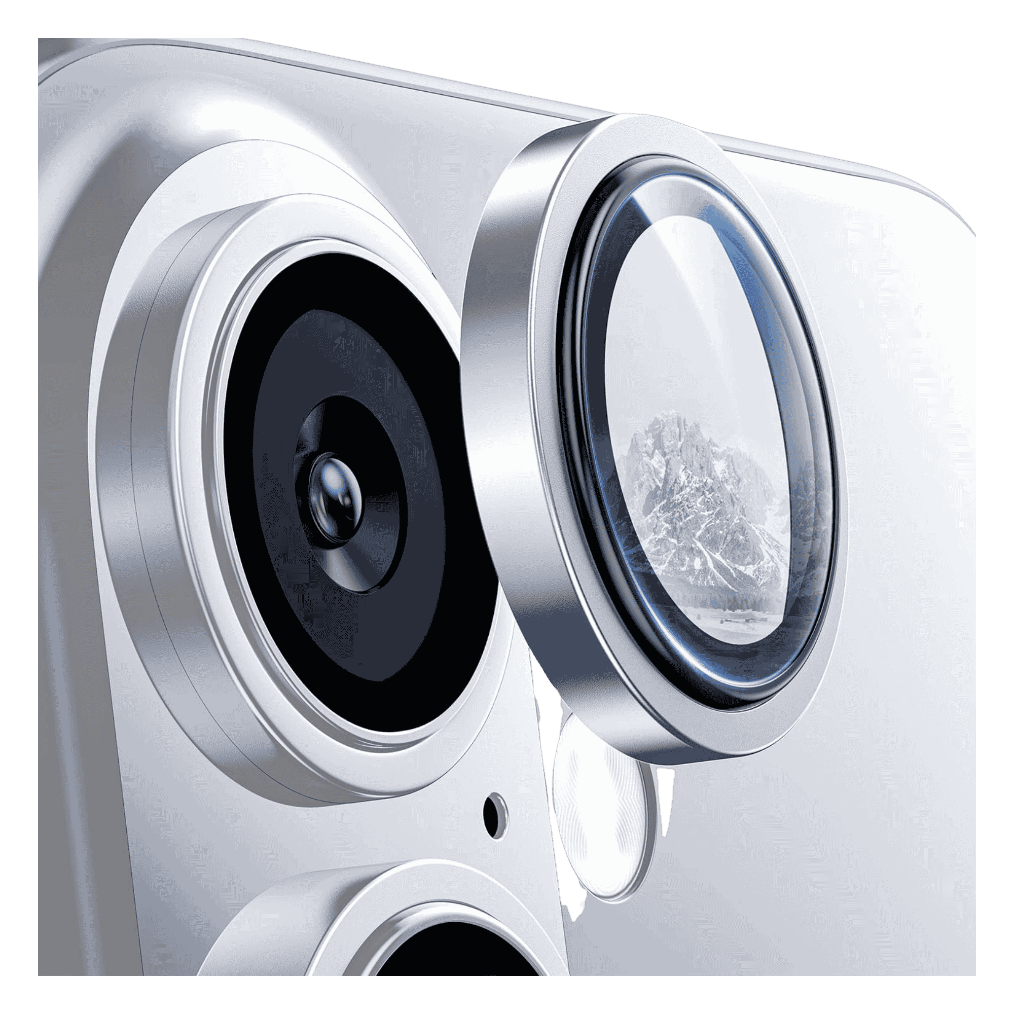 Heiger 2 in 1 Camera Lens for iPhone 16/16 Plus ( Silver) Online