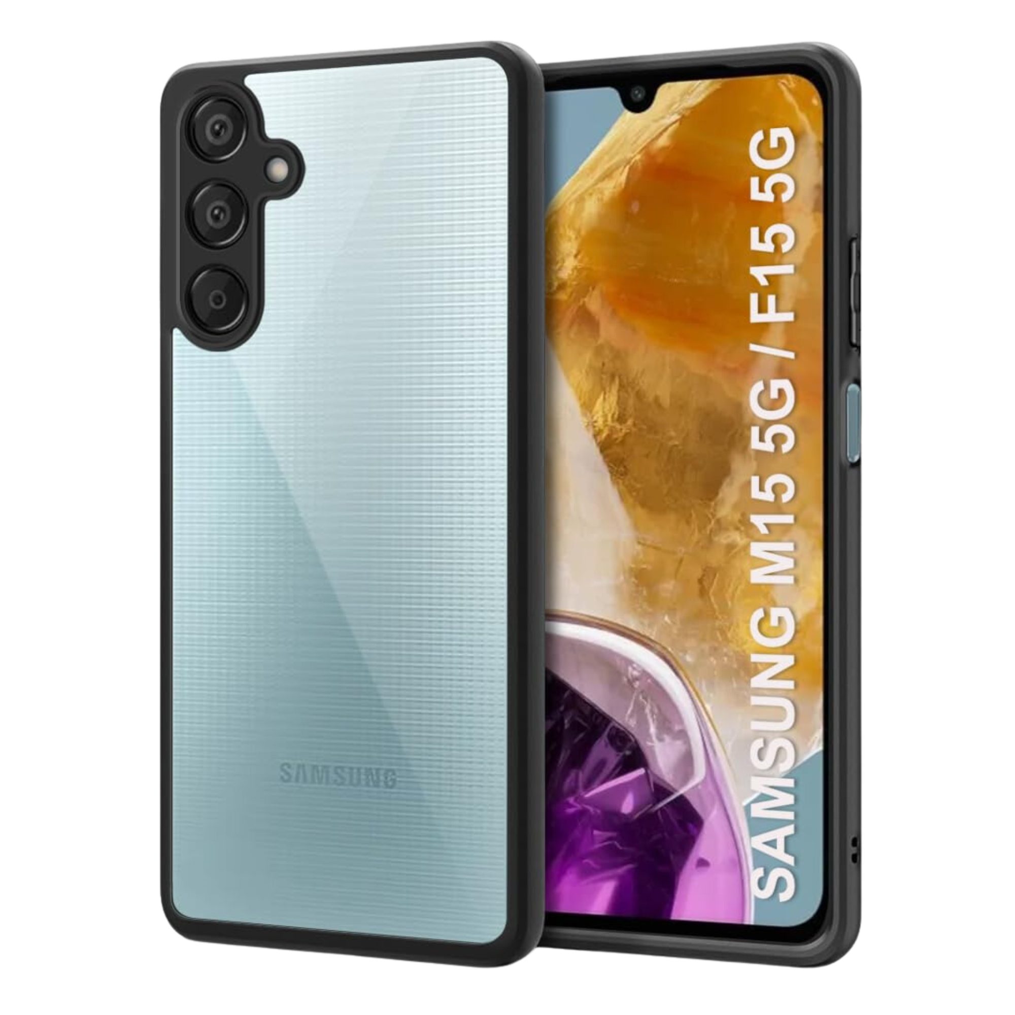 Buy Inbase Xundo Back Case For Samsung Galaxy F15 5G ( Black )