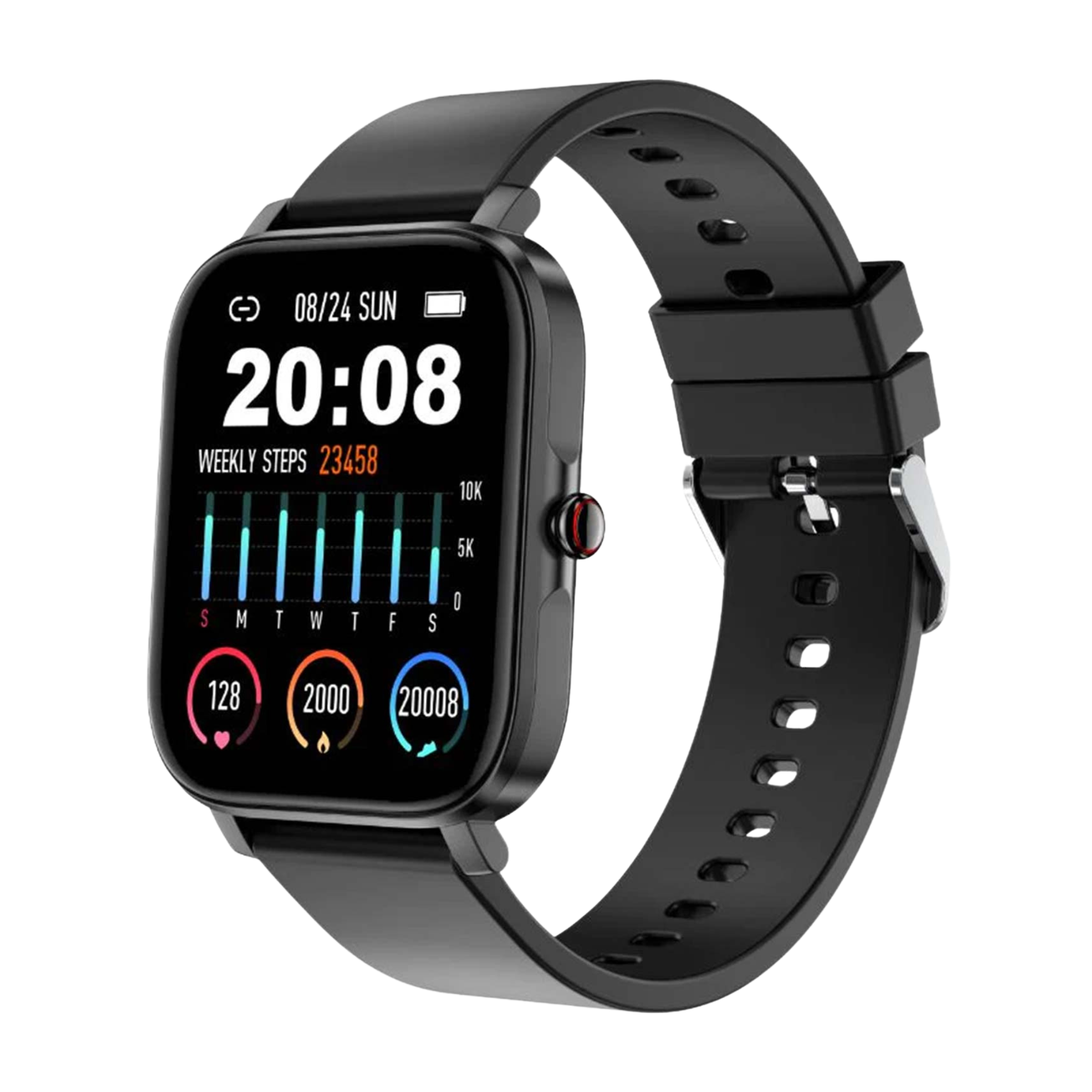 Kratos Gear Fit Play Smartwatch (Black) - Your Ultimate Fitness Companion