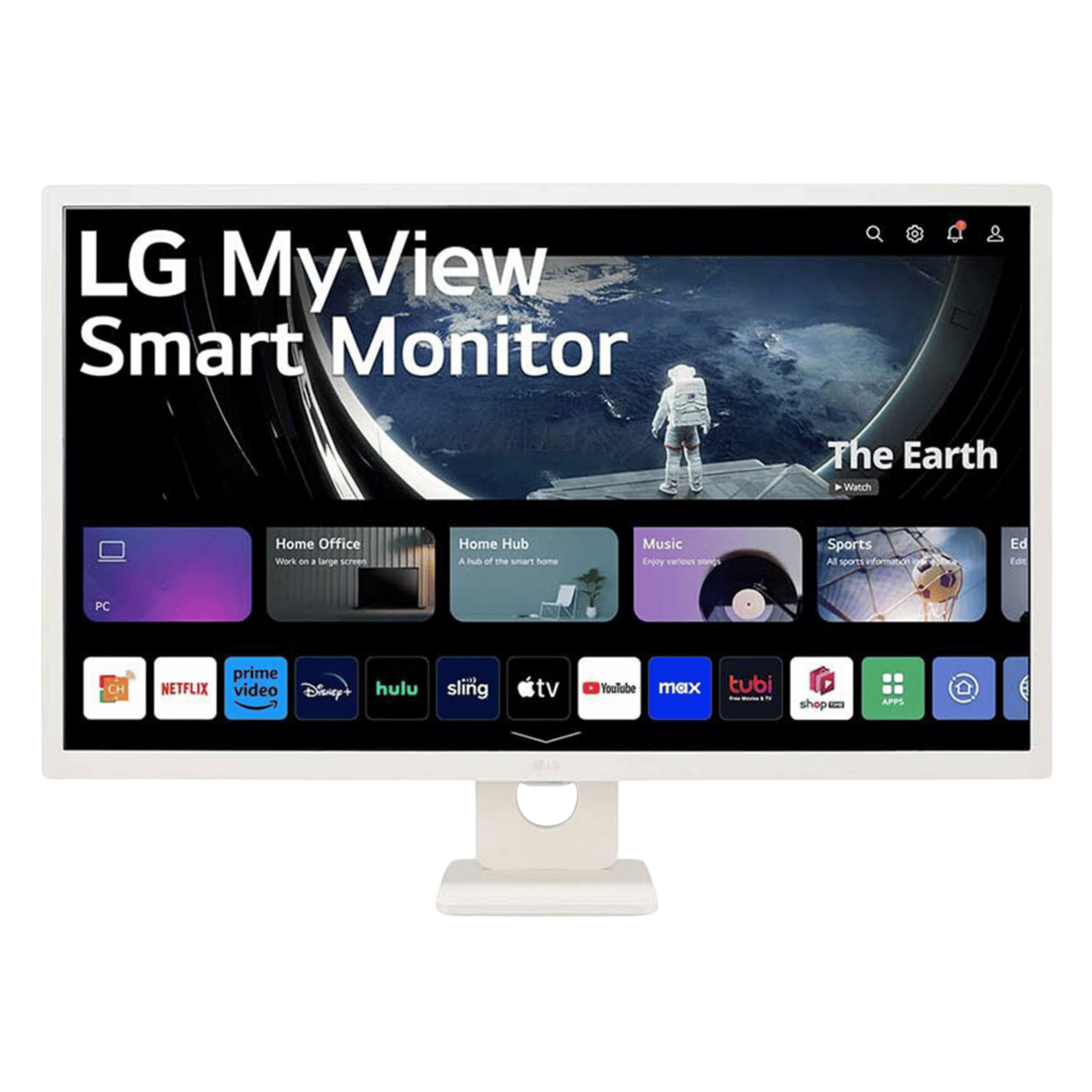 Buy LG FHD IPS Smart Monitor, 32SR50F-W ( Silver, 32 inch )
