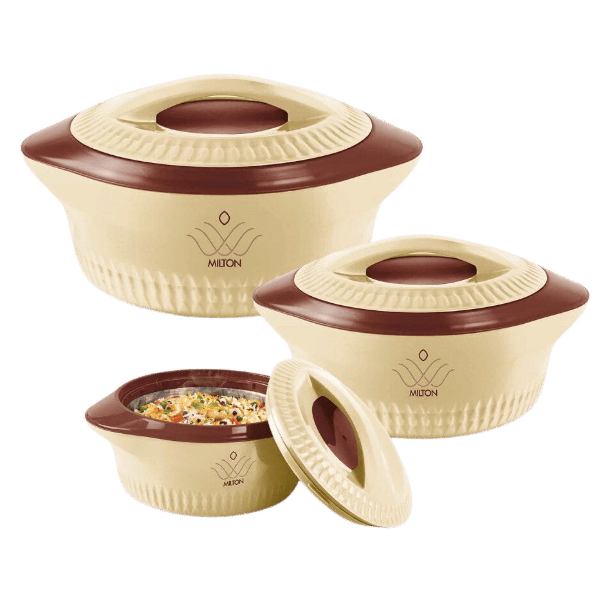 Milton Royal 1000/1500/2000ml Pack of 3 Containers MultiColor