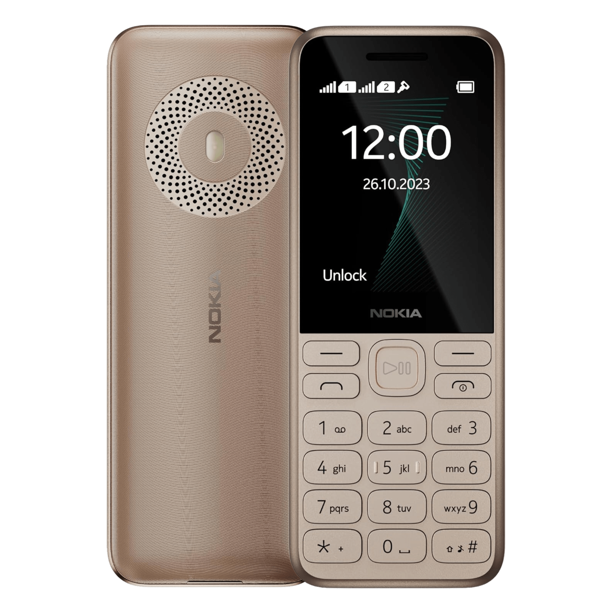 Glam Up Your Lifestyle with the Chic Nokia 130 in Light Gold