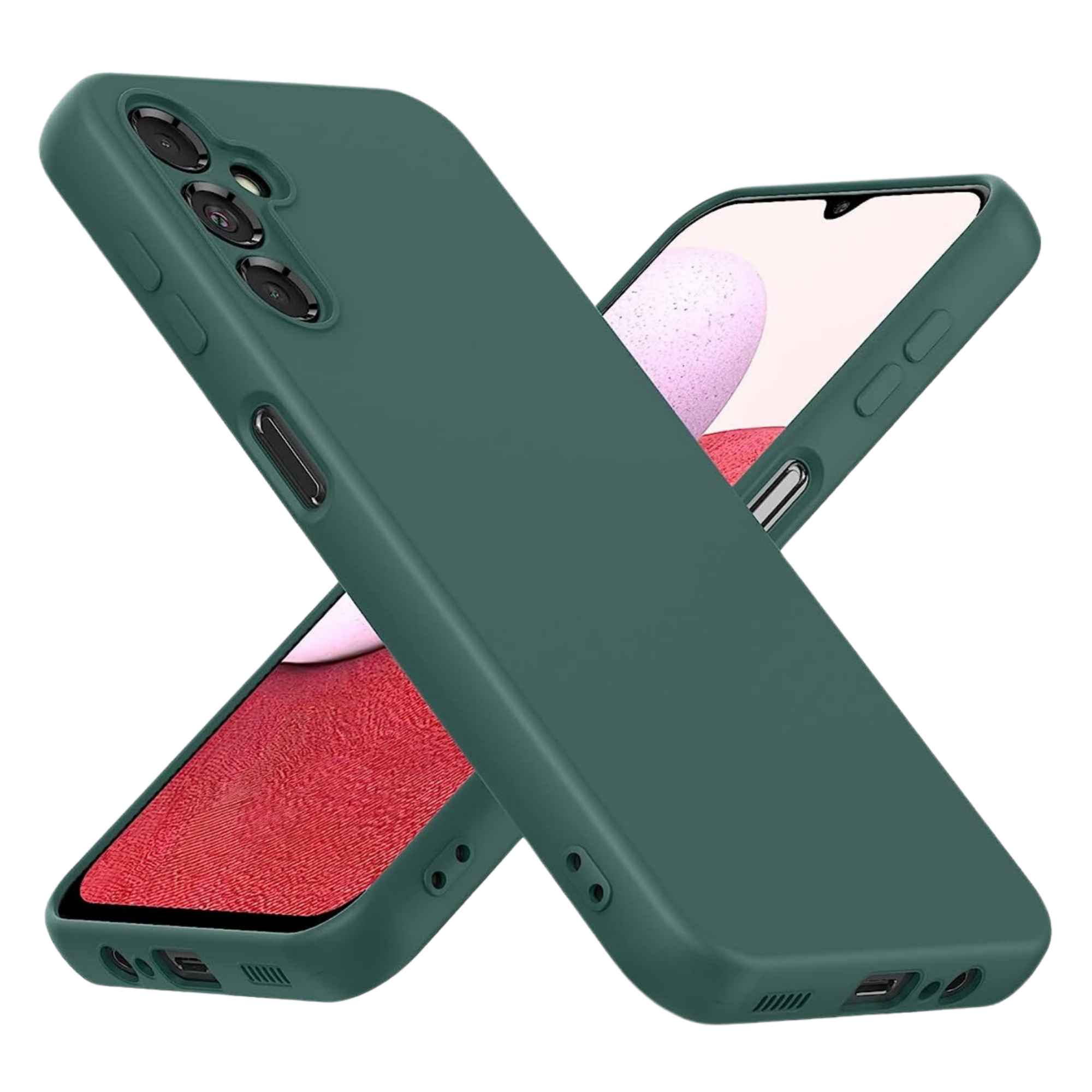 Buy Pc Soft TPU Back Case Samsung A14 ( Green )