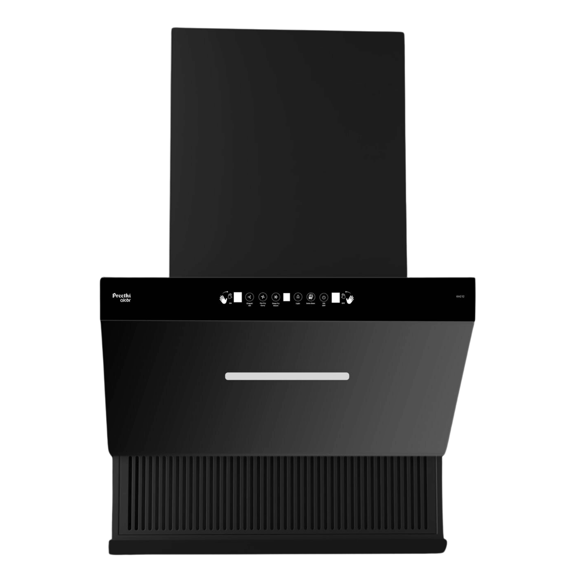 Buy Preethi Chimney Alcor With Aluminium Duct KH212 Black