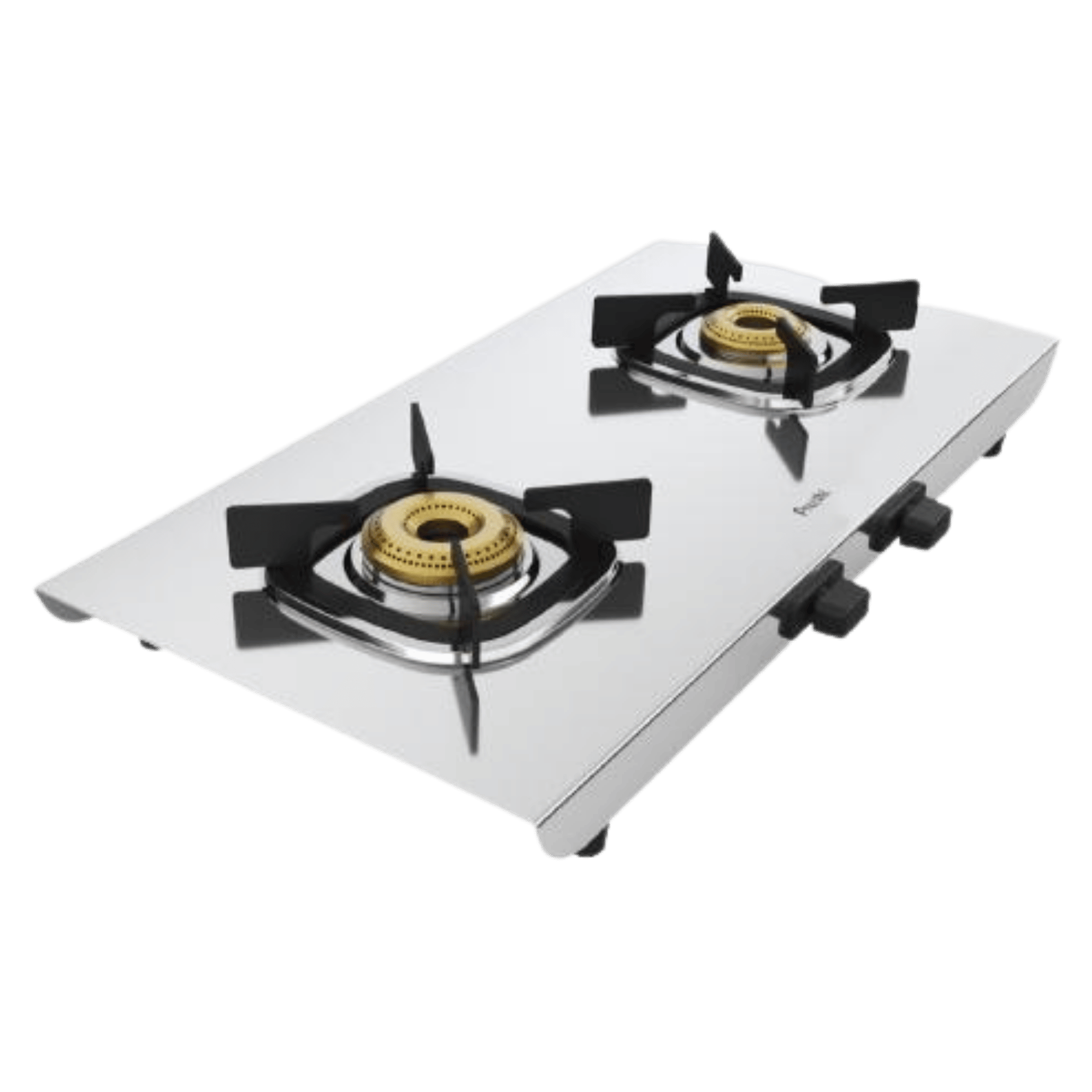 Get preethi stainless steel 2 burner gas stove at Poorvika