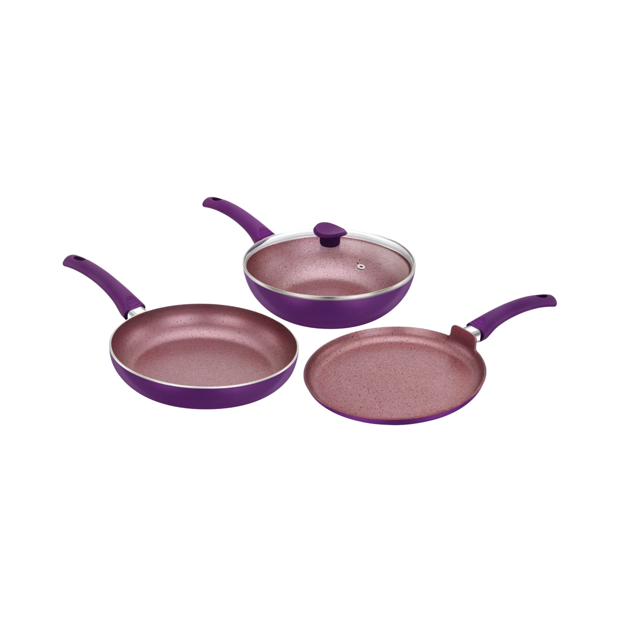 Get Premier NonStick Cookware Induction Compatible 4 pcs Set