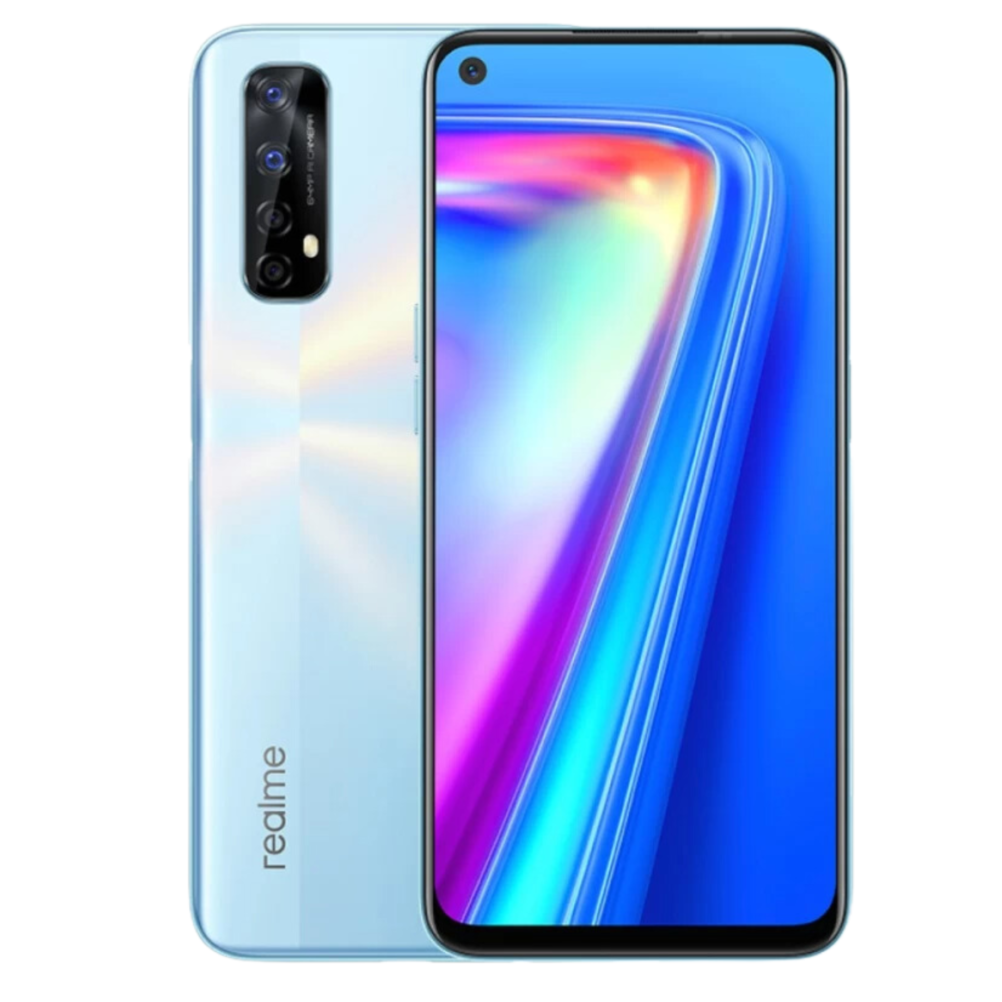 Shop Realme 7 (Mist White, 8GB-128GB) online from Poorvika