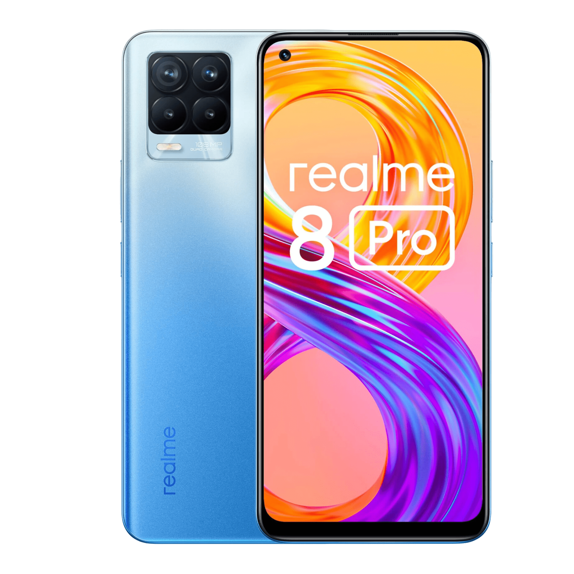 Shop Realme 8 Pro Infinite Blue, 6GB-128GB at Poorvika