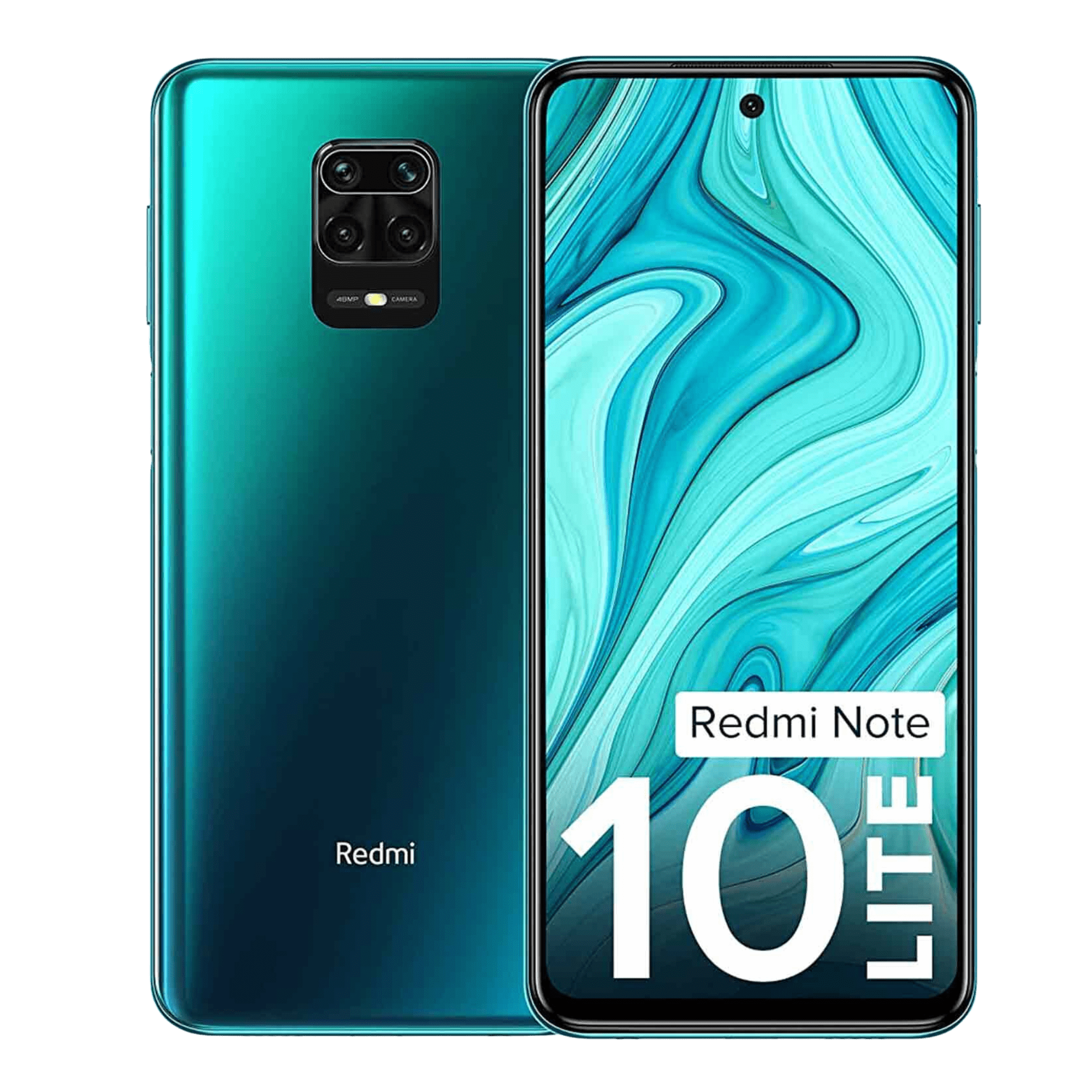 Shop Redmi Note 10 Lite (Aurora Blue, 4GB-128GB) Online at Poorvika