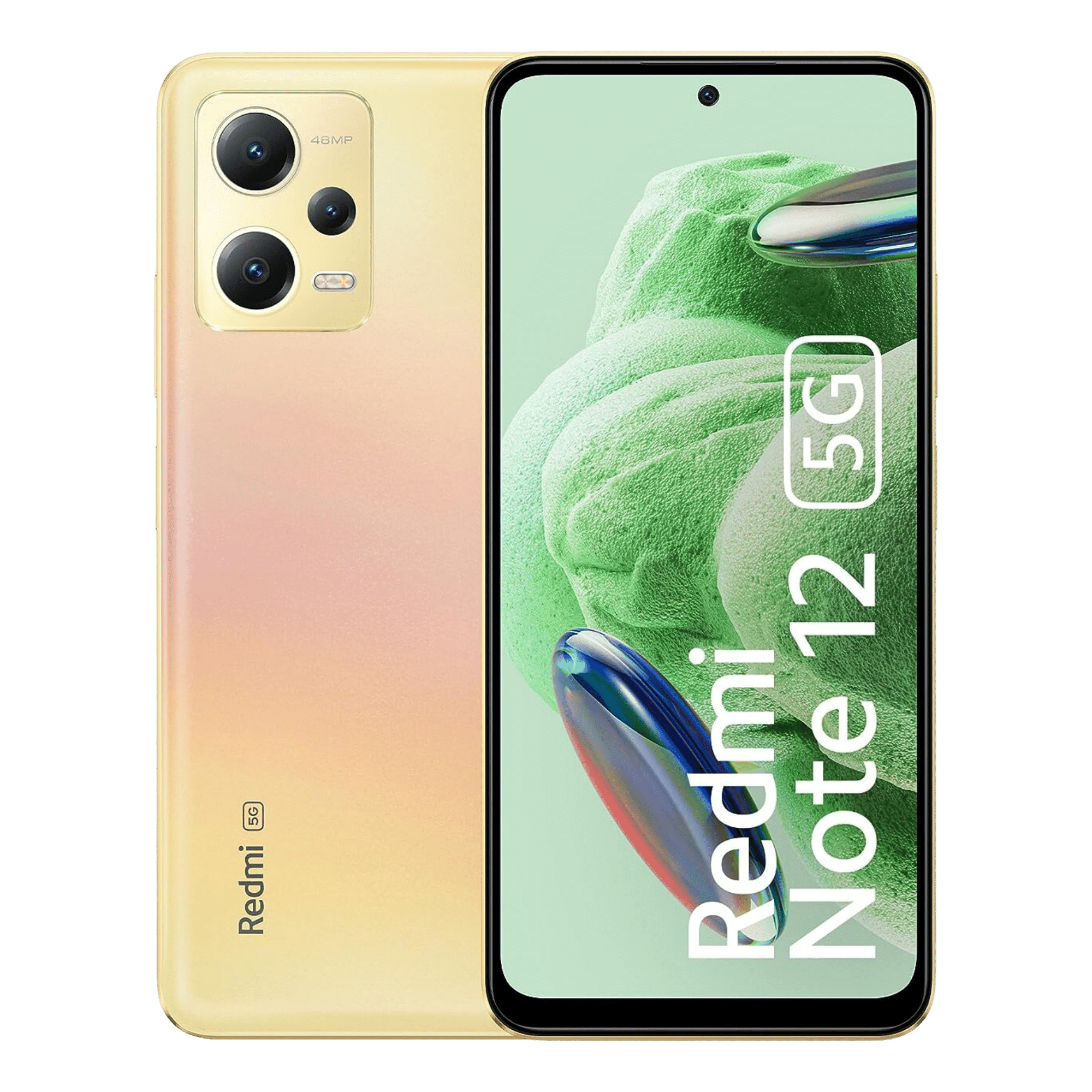 Get the new Redmi Note 12 5G Sunrise Gold 256gb at Poorvika