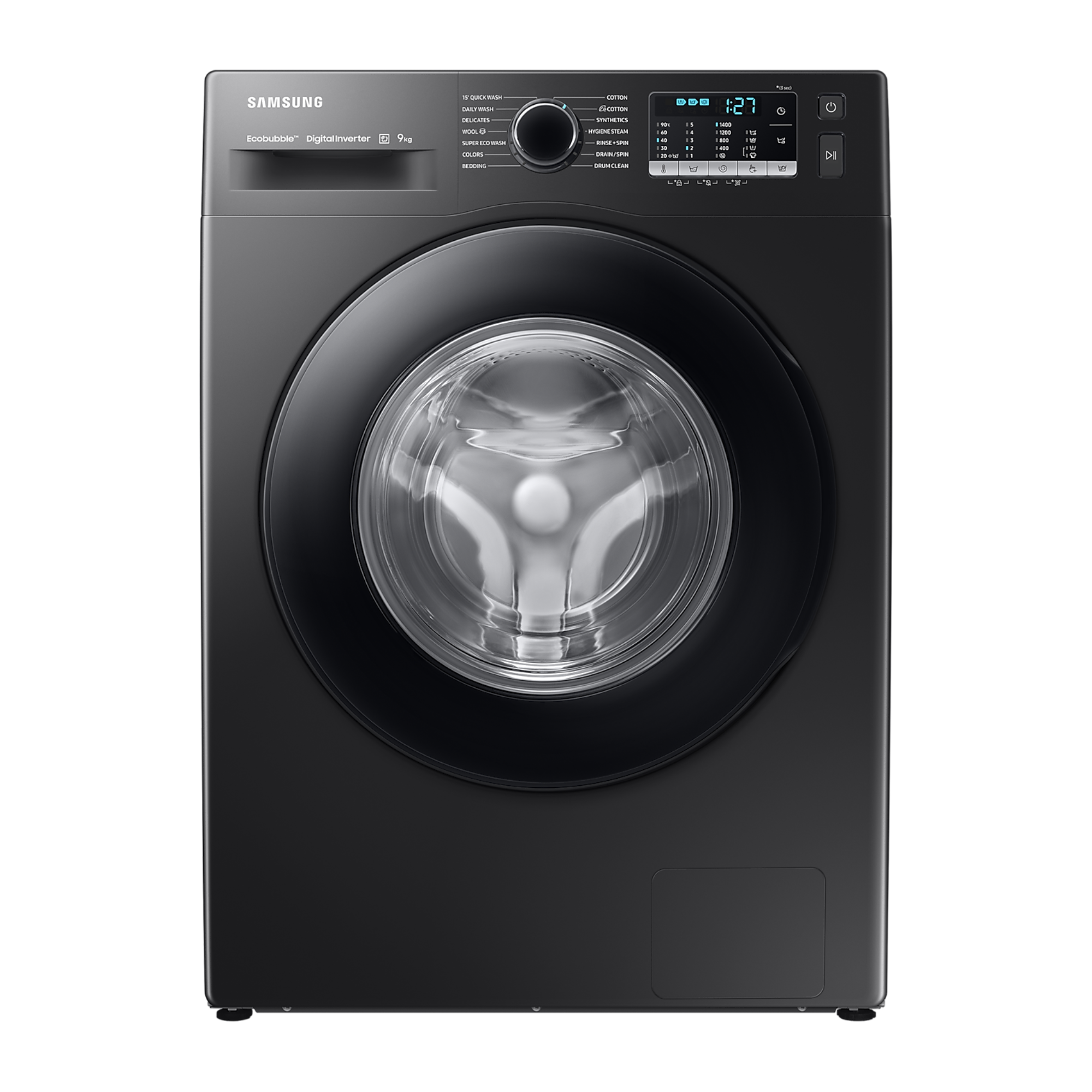 Purchase Samsung 9Kg Black Front Load Washing Machine Now