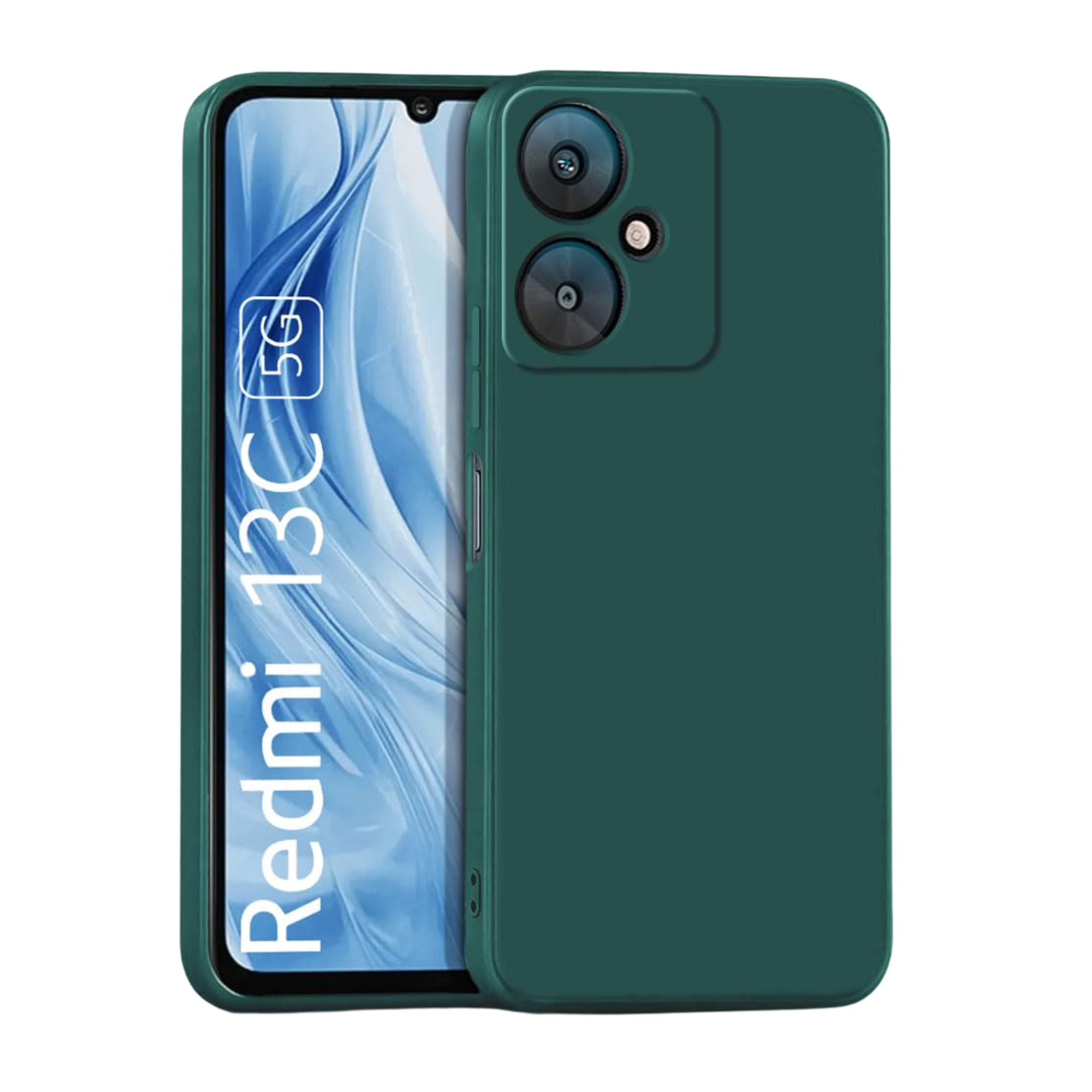 Space Cloth Silicon Case for Xiaomi Redmi 13C 5G, Green