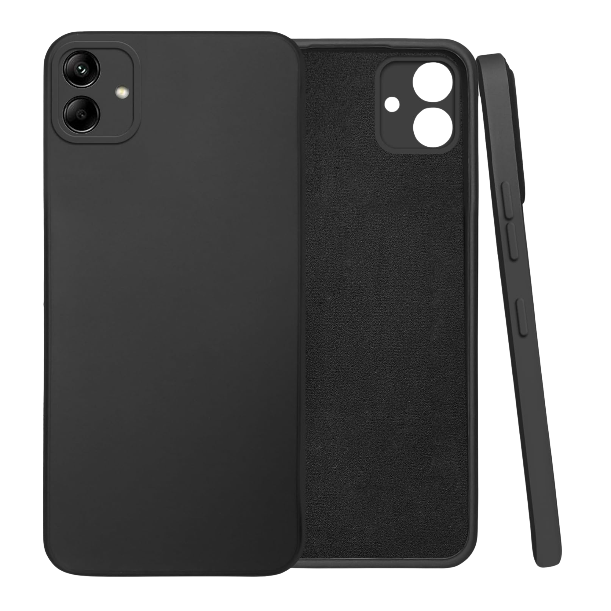 Shop for Cloth Silicon Back Case for Galaxy A04|A04e black