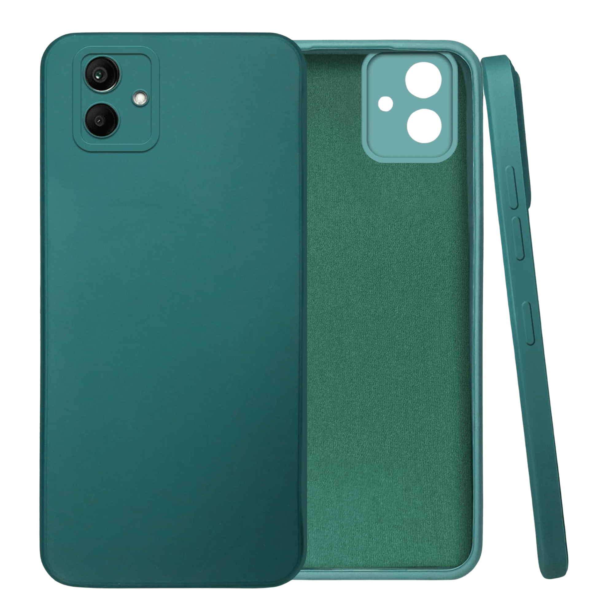 Shop for Cloth Silicon Back Case for Galaxy A04|A04e green