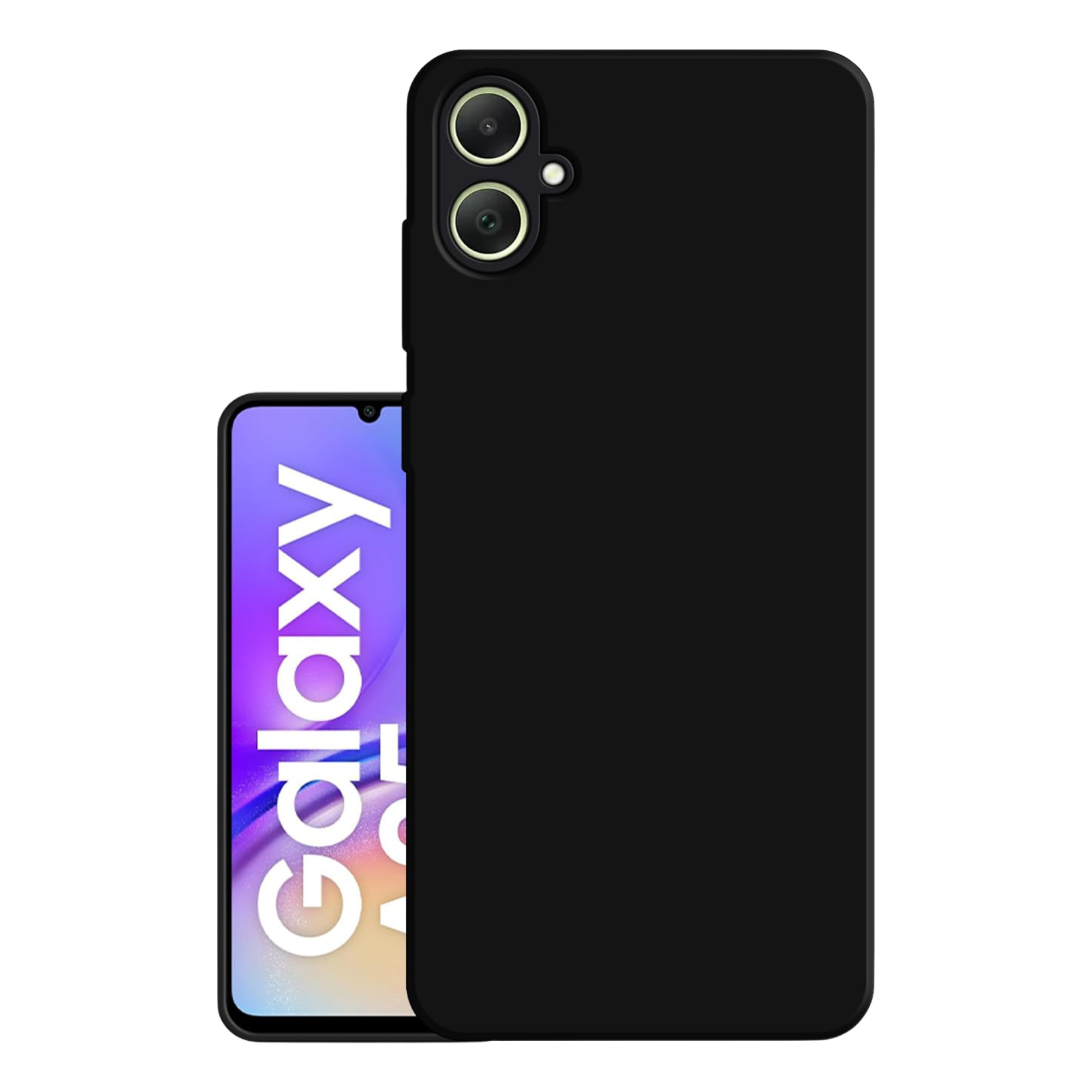 Buy Space Cloth Silicon Back Case For Samsung A05 (Black)