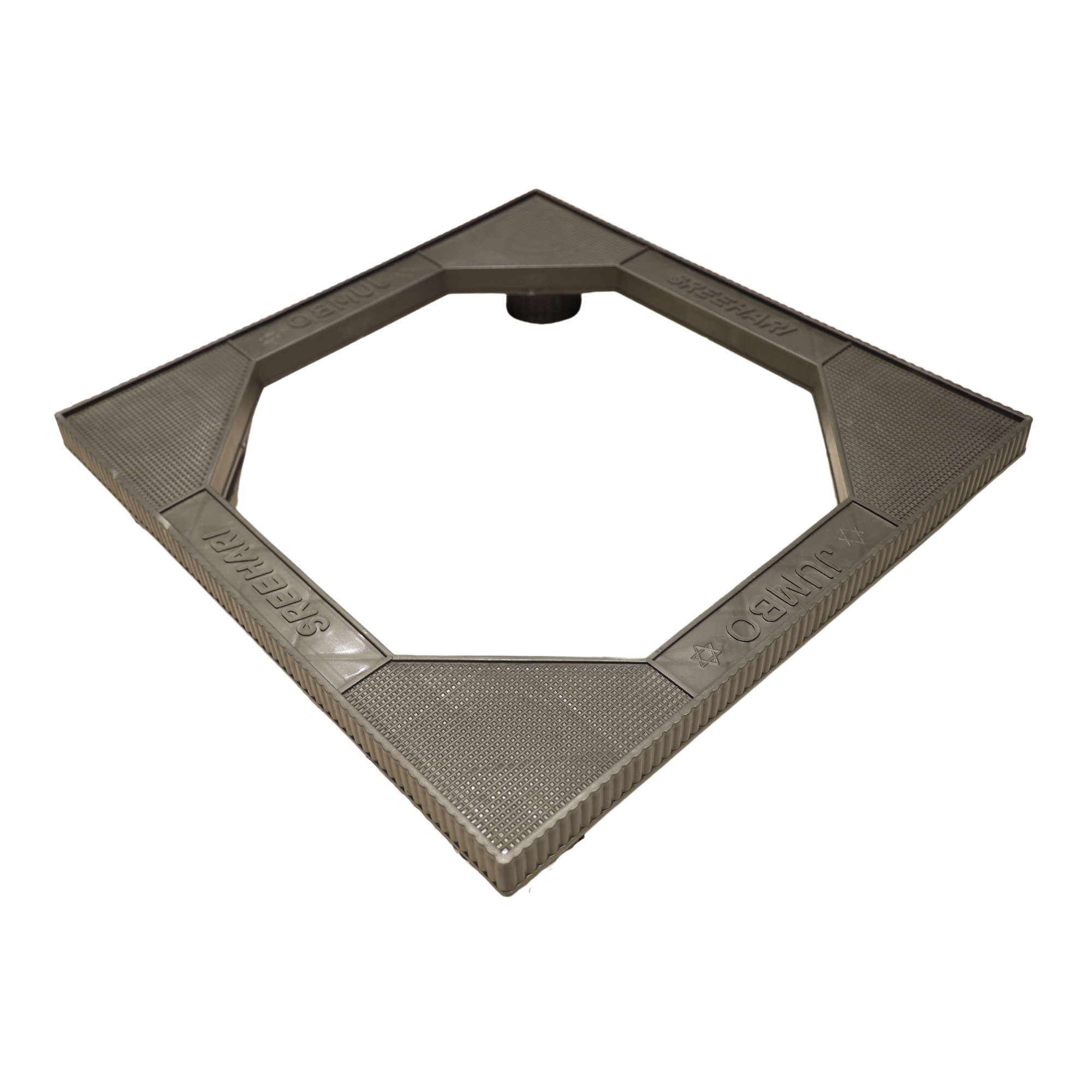 Buy Sree Jumbo Double Door Fridge Stand Online | Grey