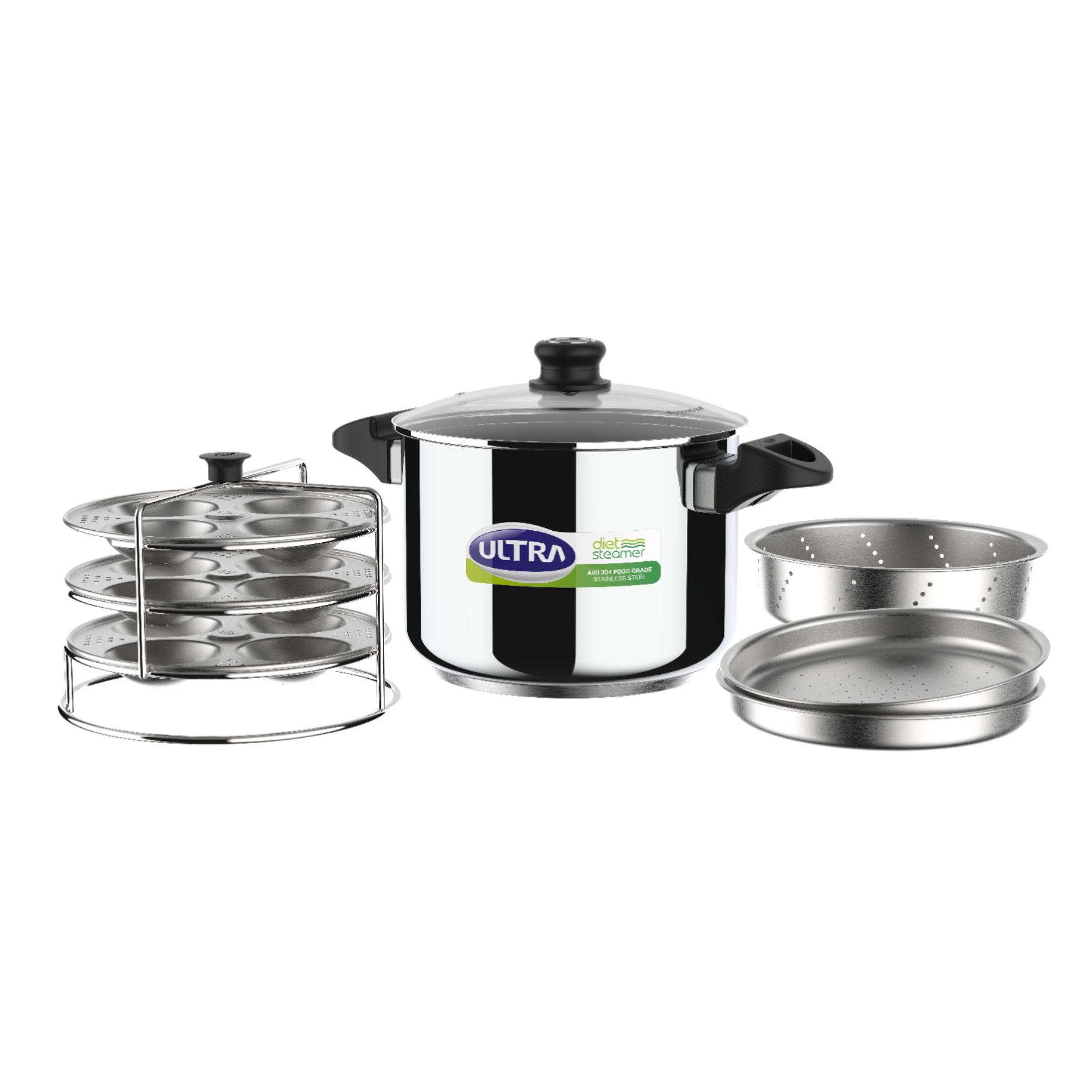 Get Ultra Steel Diet Steamer Idly Maker 3 Plates in India