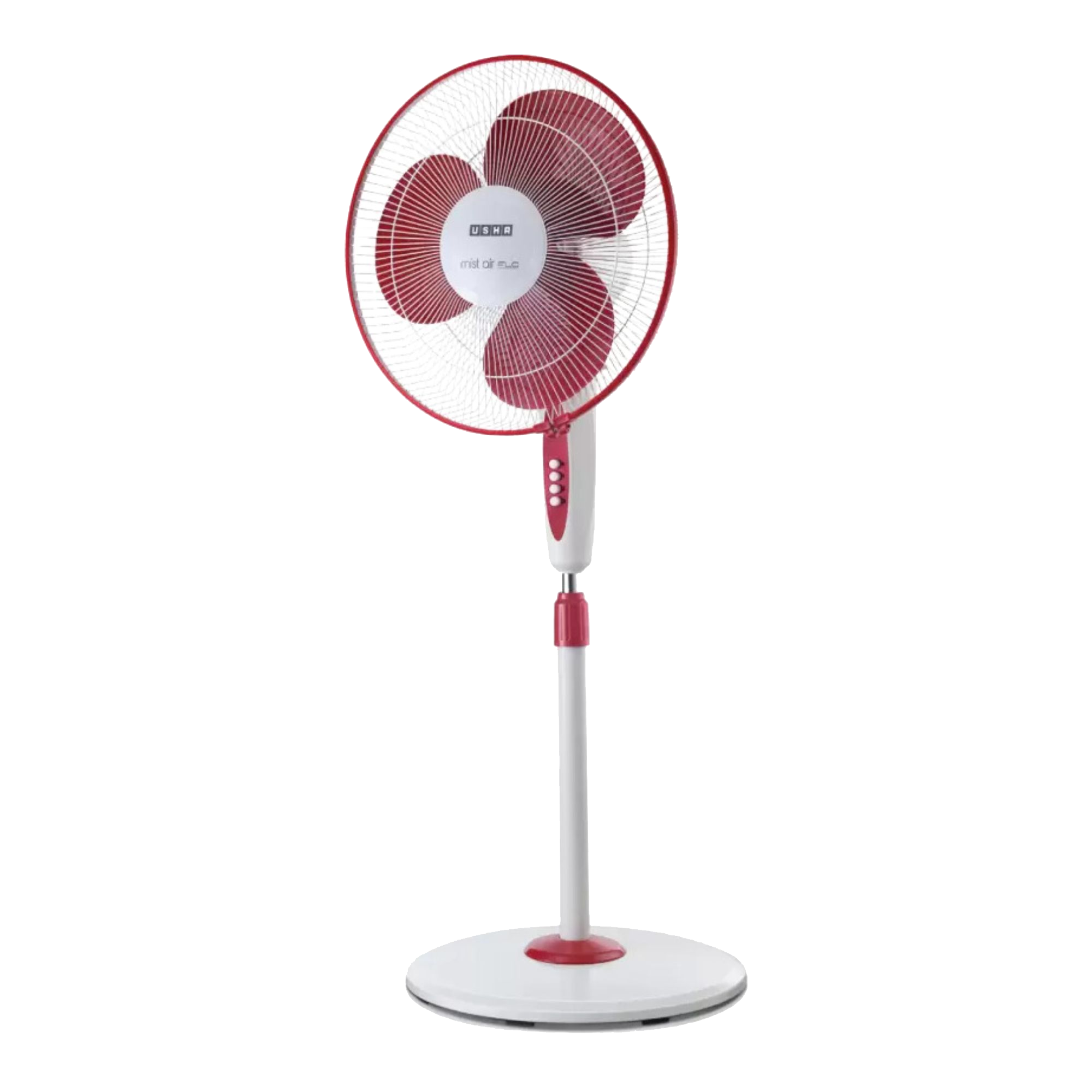 Purchase Usha Mist Air Flo 400 mm Pedestal Fan | Maroon