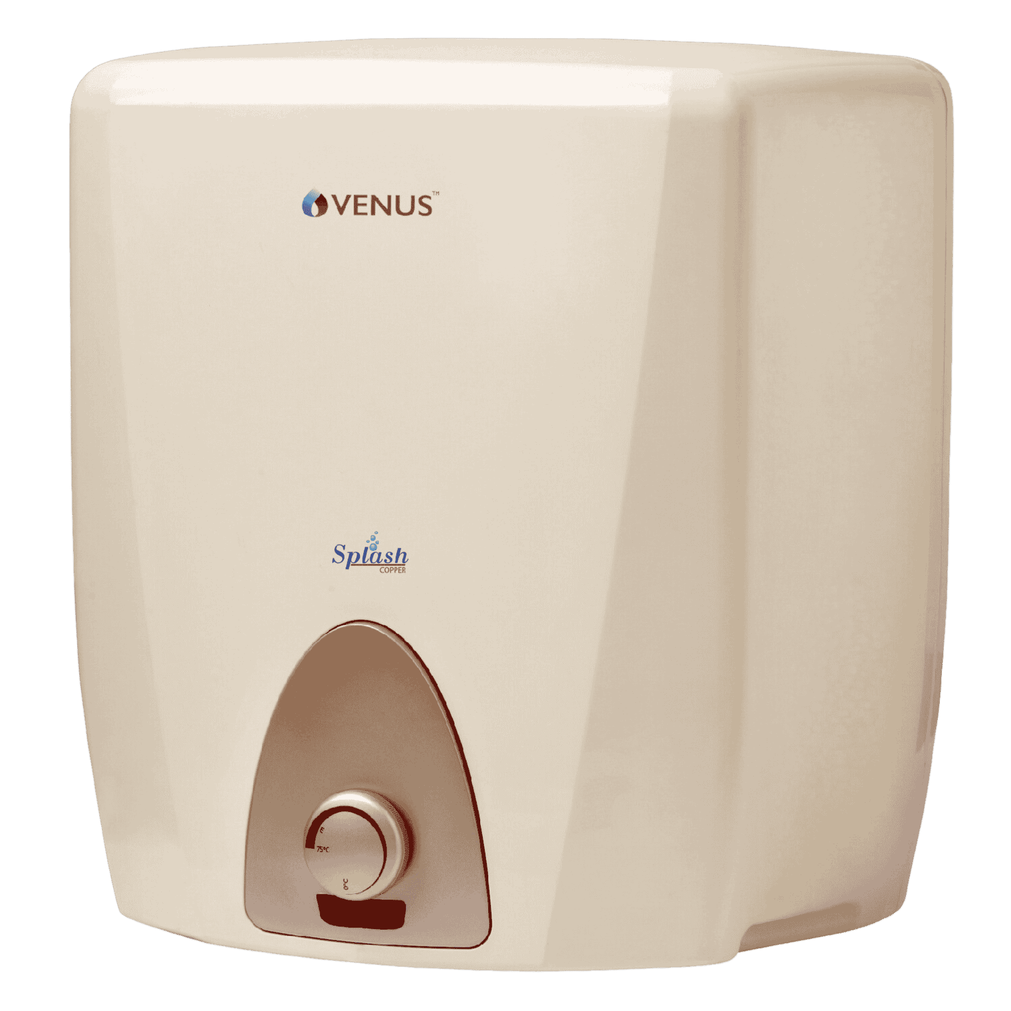 Shop Venus Splash Copper 25 L Storage Water Heater in Ivory