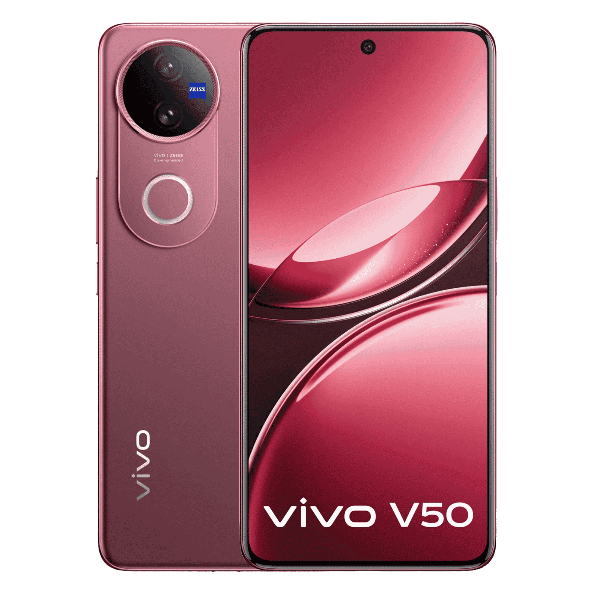 Purchase the Vivo V50 5G (Rose Red, 8GB RAM, 128GB) Now!