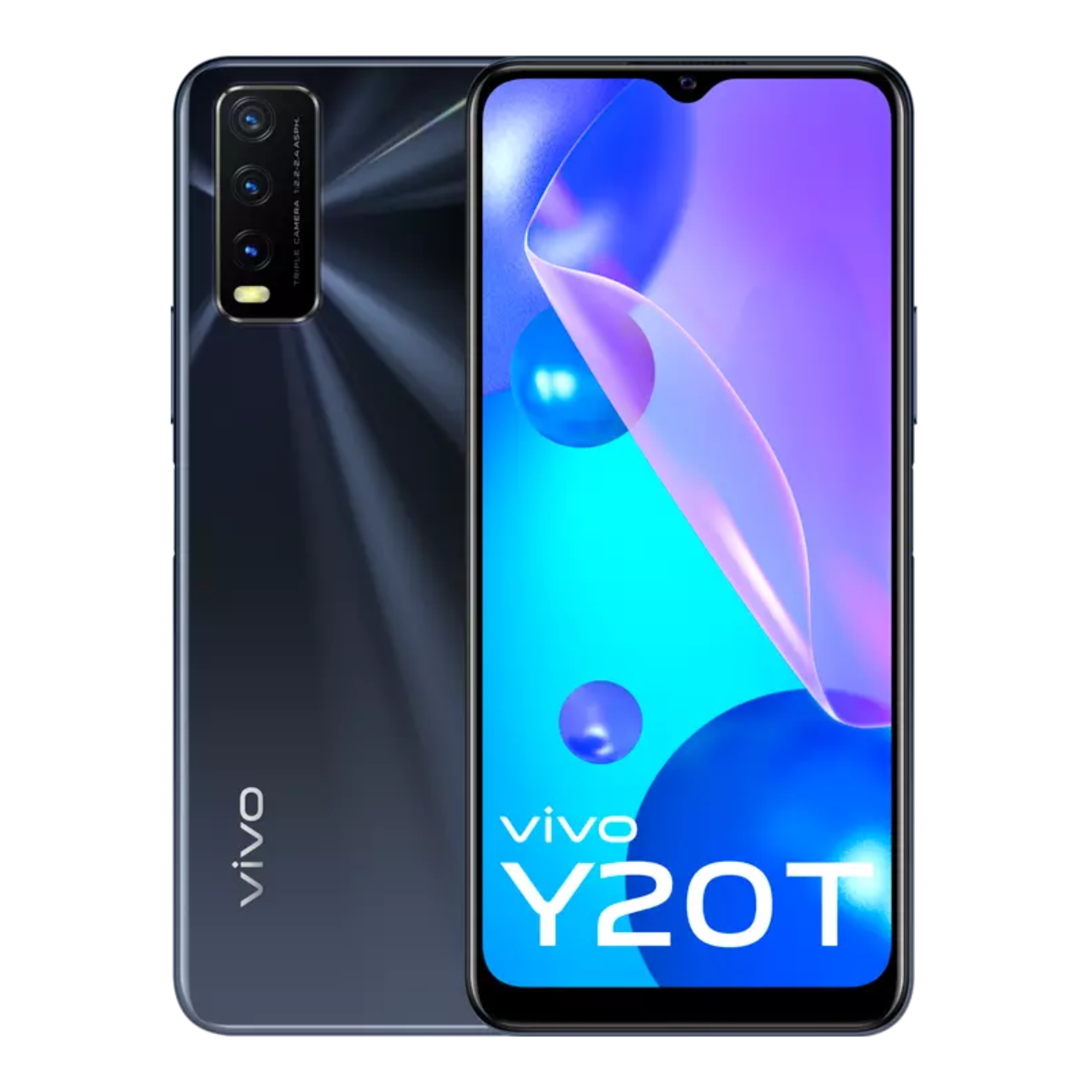 Shop Vivo Y20T (Obsidian Black, 6GB-64GB) Online Price in India