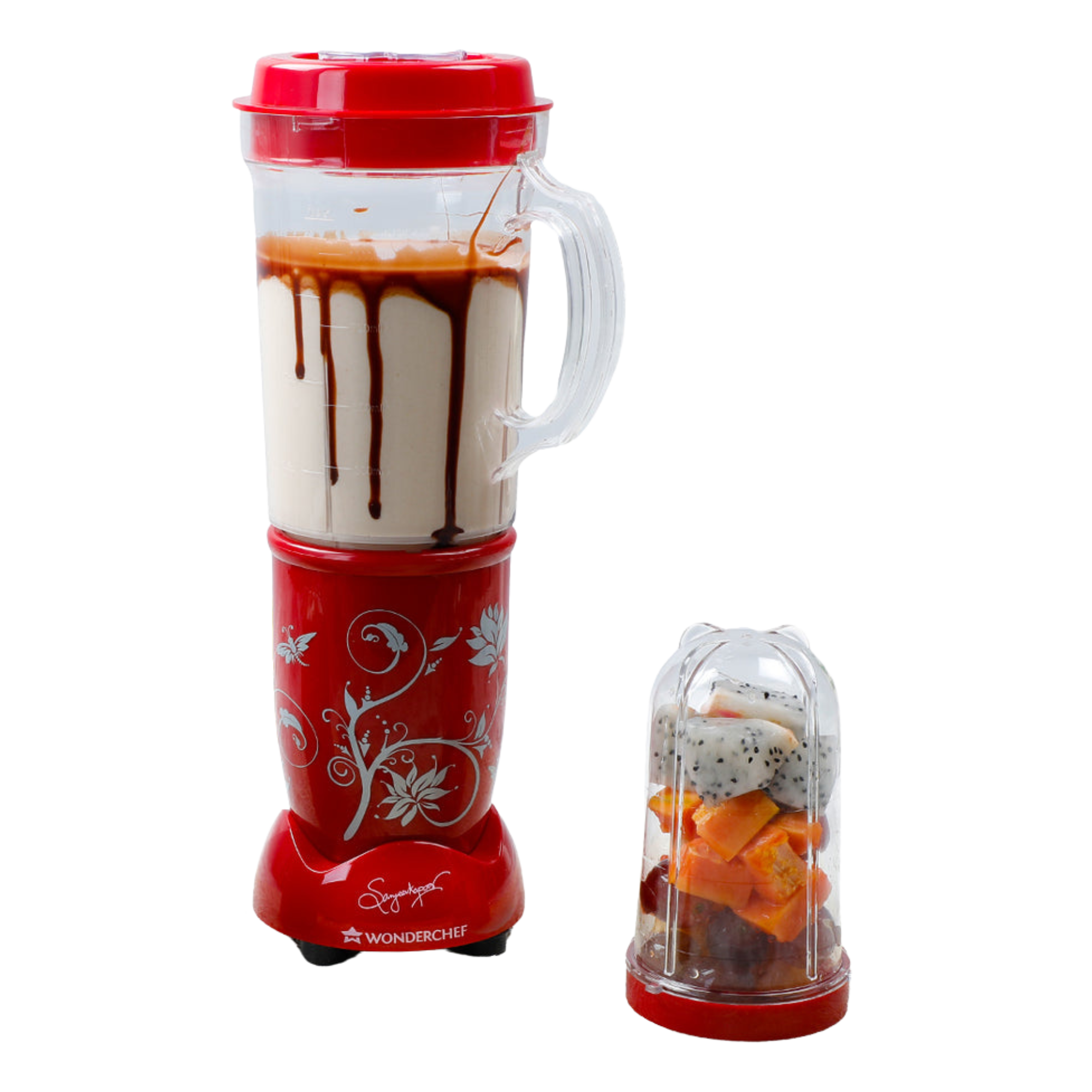 Buy Wonderchef Nutri Blend 3 Jar &1 Sipper 400W (Red) Online