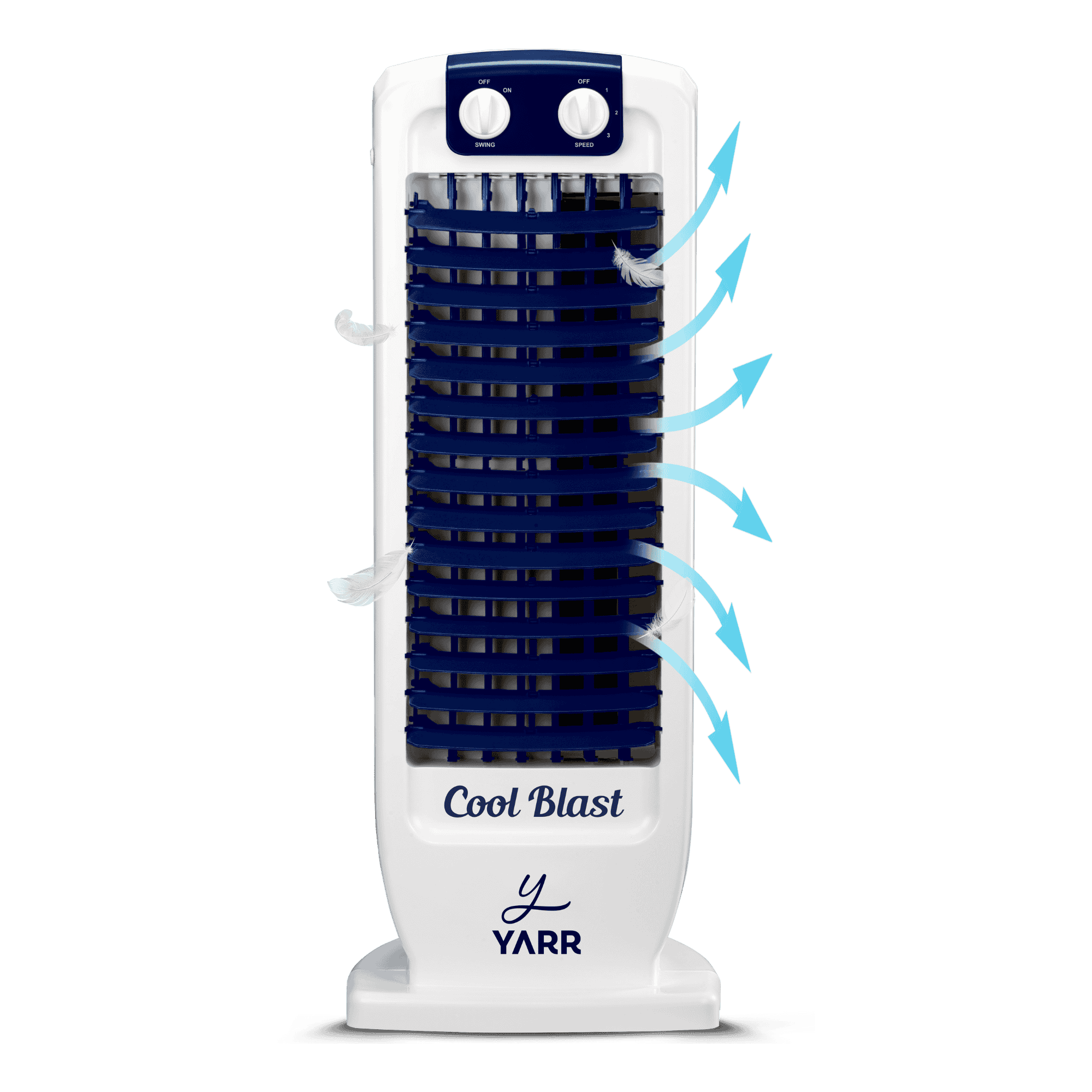 Buy Yarr Cool Blast Tower Fan CB02 ( Cetacean Blue ) Now