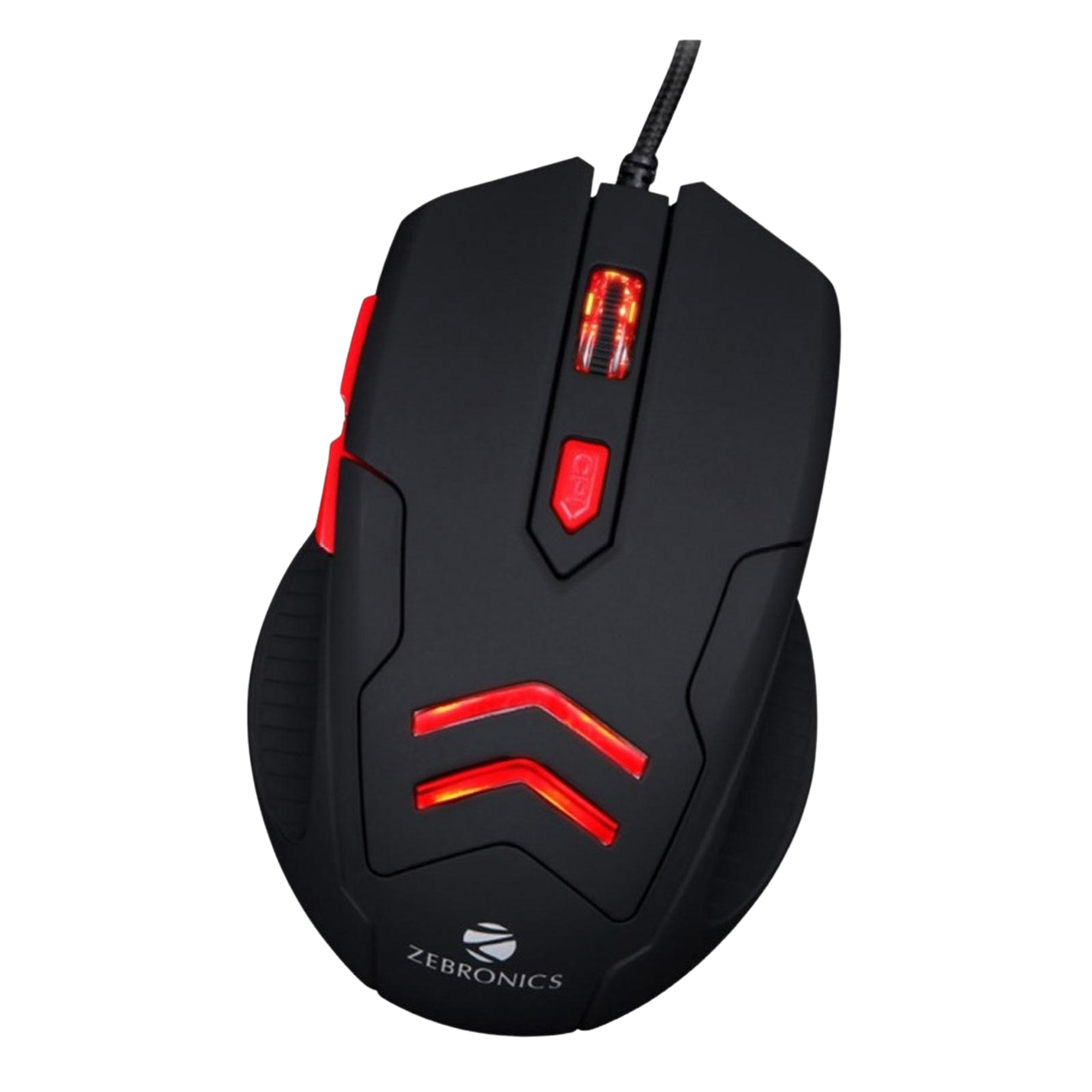 Buy Zebronics Feather Wired Gaming Mouse With Mousepad|Black