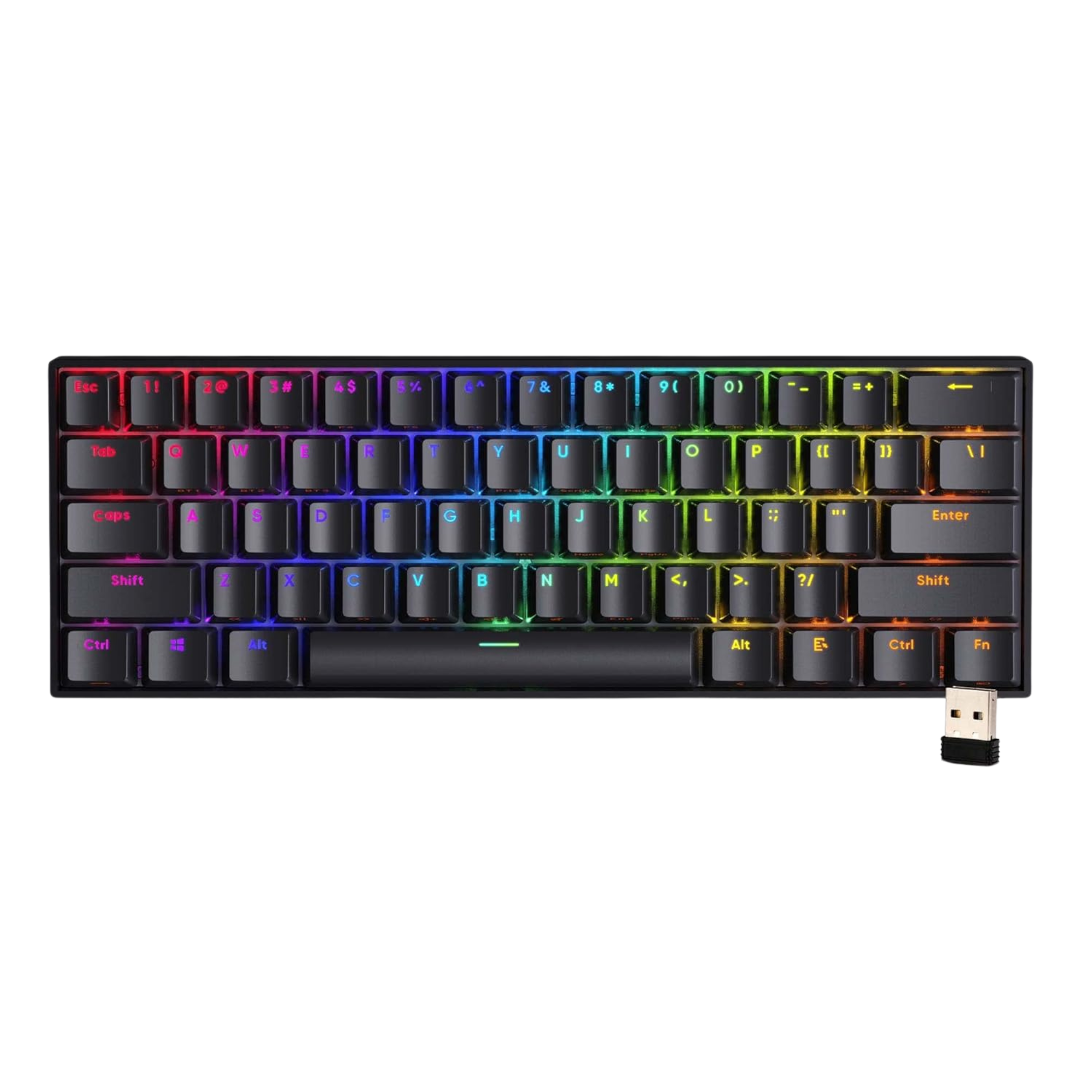 Buy Zeb-MAX Ninja Mini RGB Gaming Wireless Keyboard (Black)