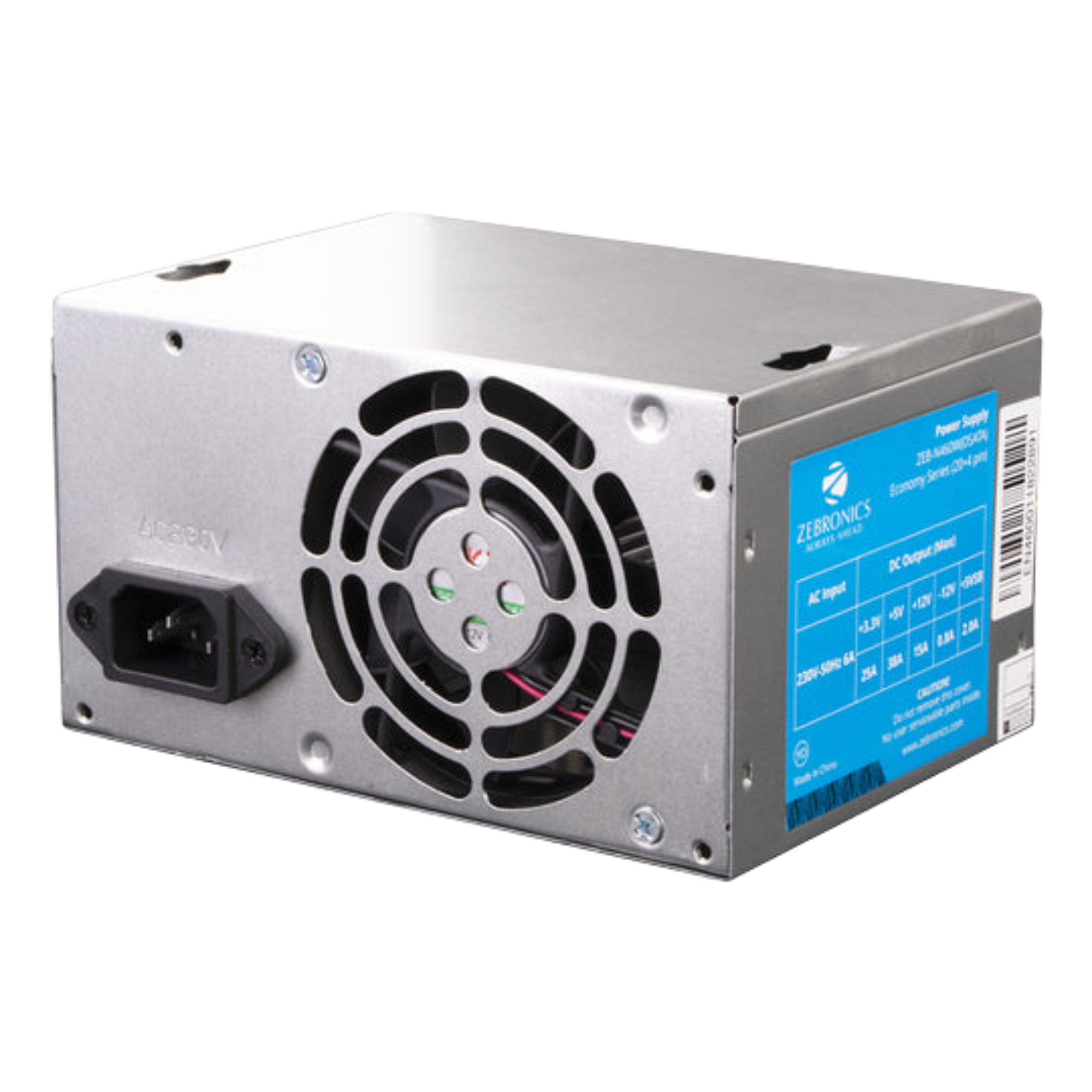 Shop Zebronics ZEB N450W Non Modular Power Supply - Silver